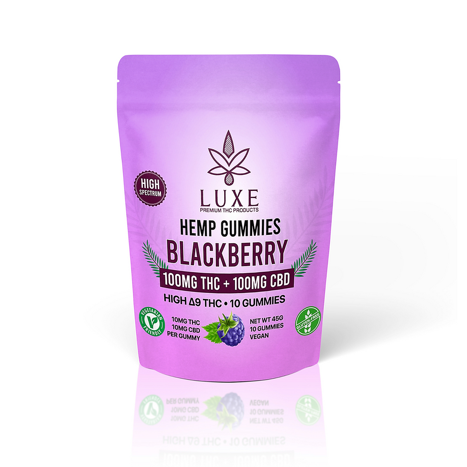 Luxe THC | 25% OFF with code LEAFLY: THC + CBD High Spectrum Hemp Gummies | Leafly