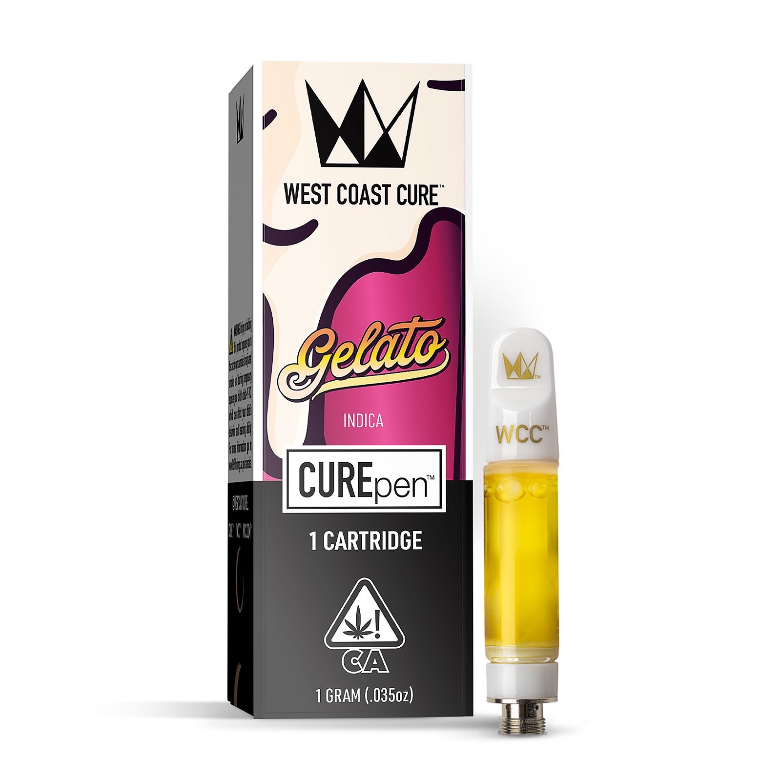 West Coast Cure: Gelato CUREpen Cartridge - 1g | Leafly