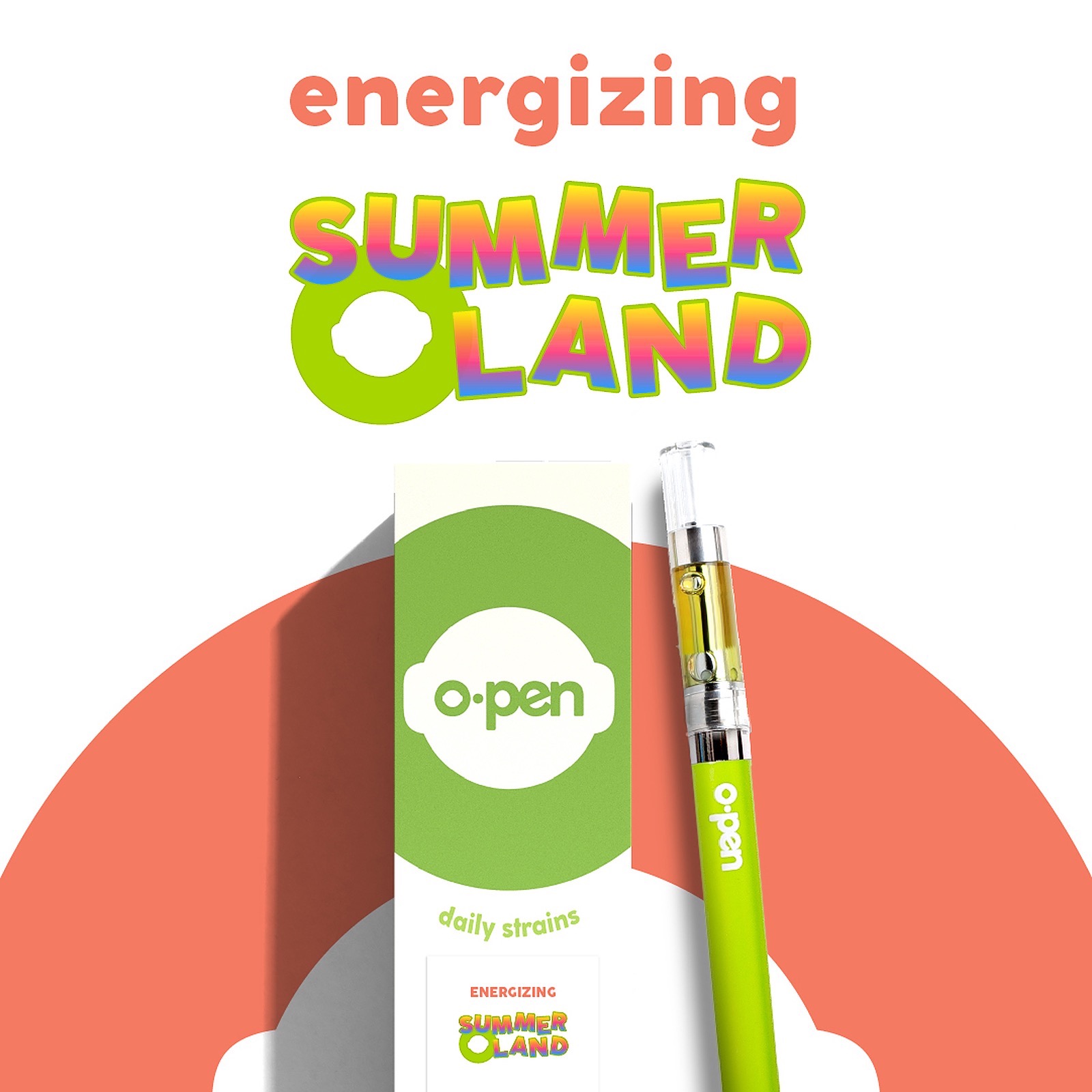 O.pen: O.pen Daily Strains - SUMMER LAND (Energizing) - 1000mg | Leafly