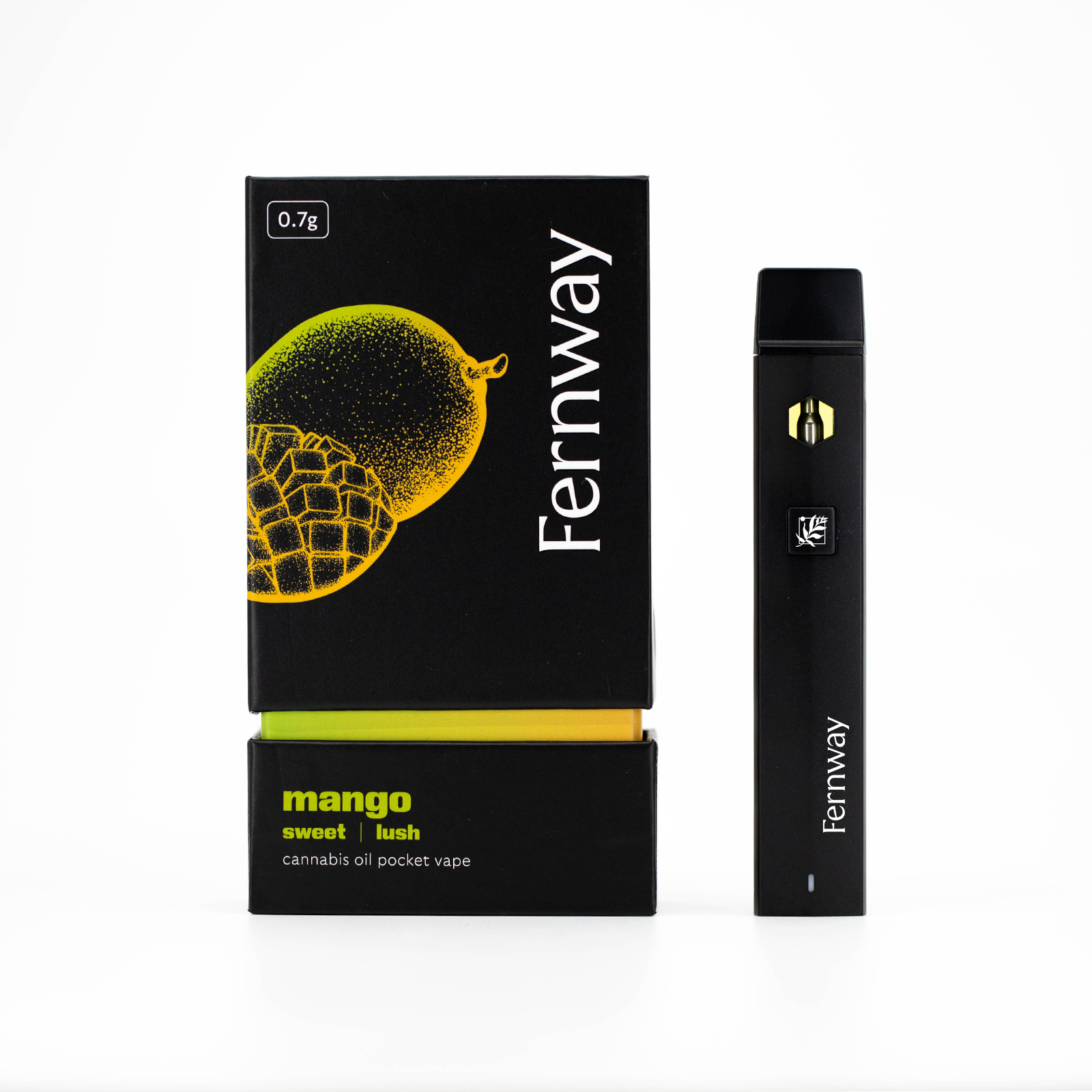 Fernway: Fernway – Mango 0.3g Traveler Recyclable Vape (H) | Leafly