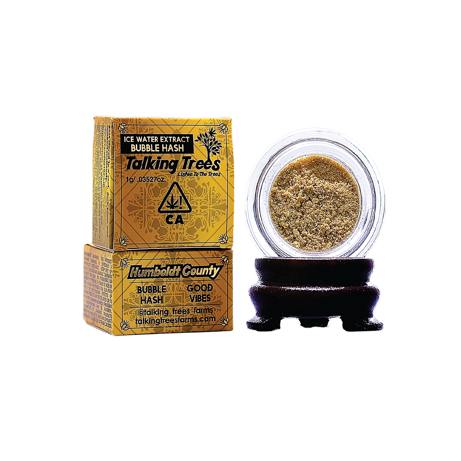 Talking Trees: Crimson Rainbow Bubble Hash - 1g | Leafly