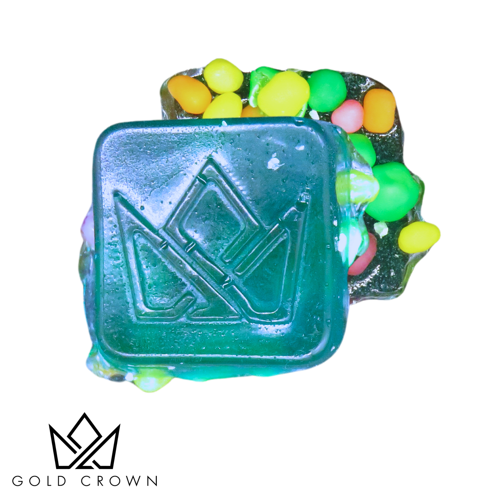 Gold Crown: Live Resin Gummies 25mg (200mg)- Blue Raspberry | Leafly