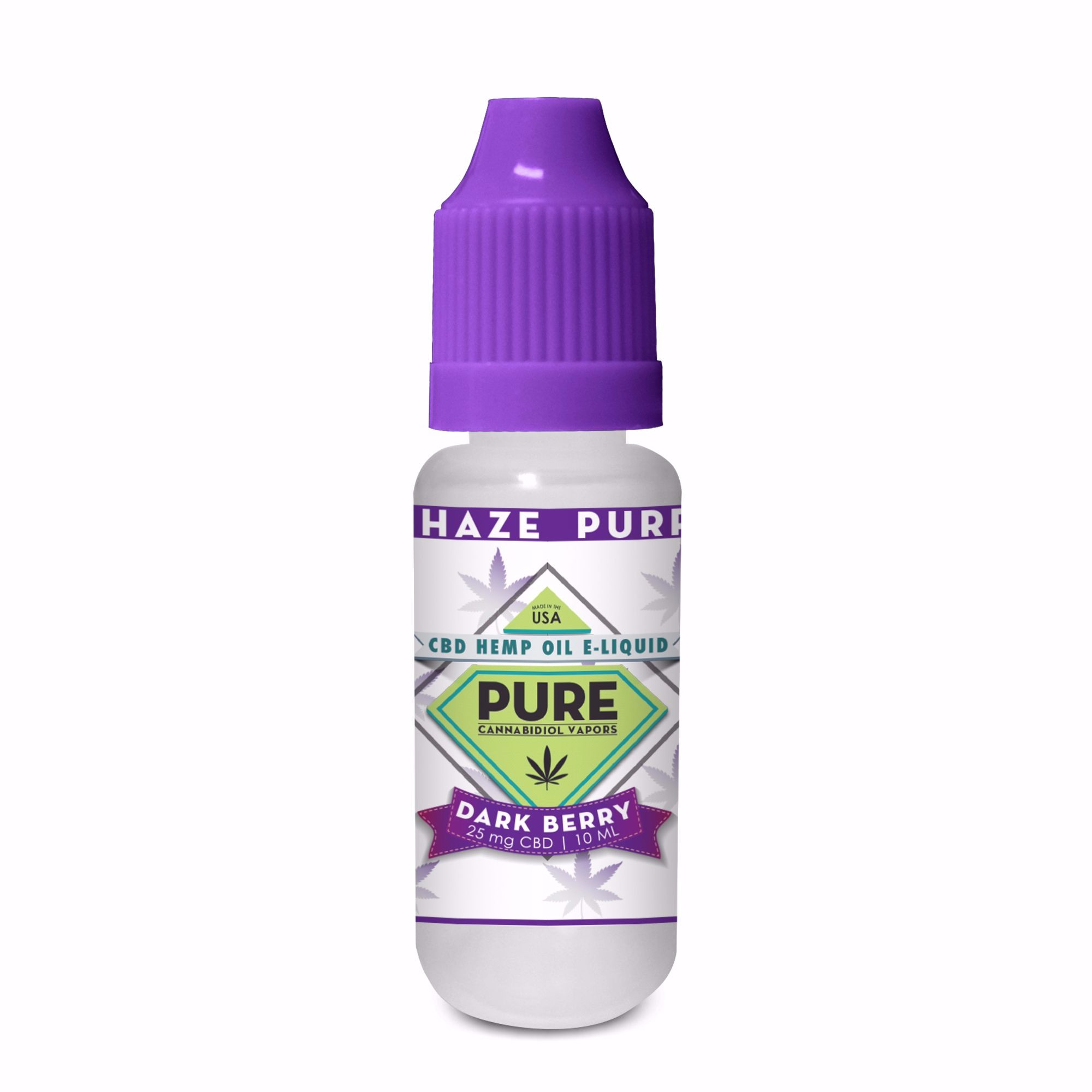 Pure CBD Vapors: PURPLE HAZE 10ML 25MG CBD Oil | Leafly