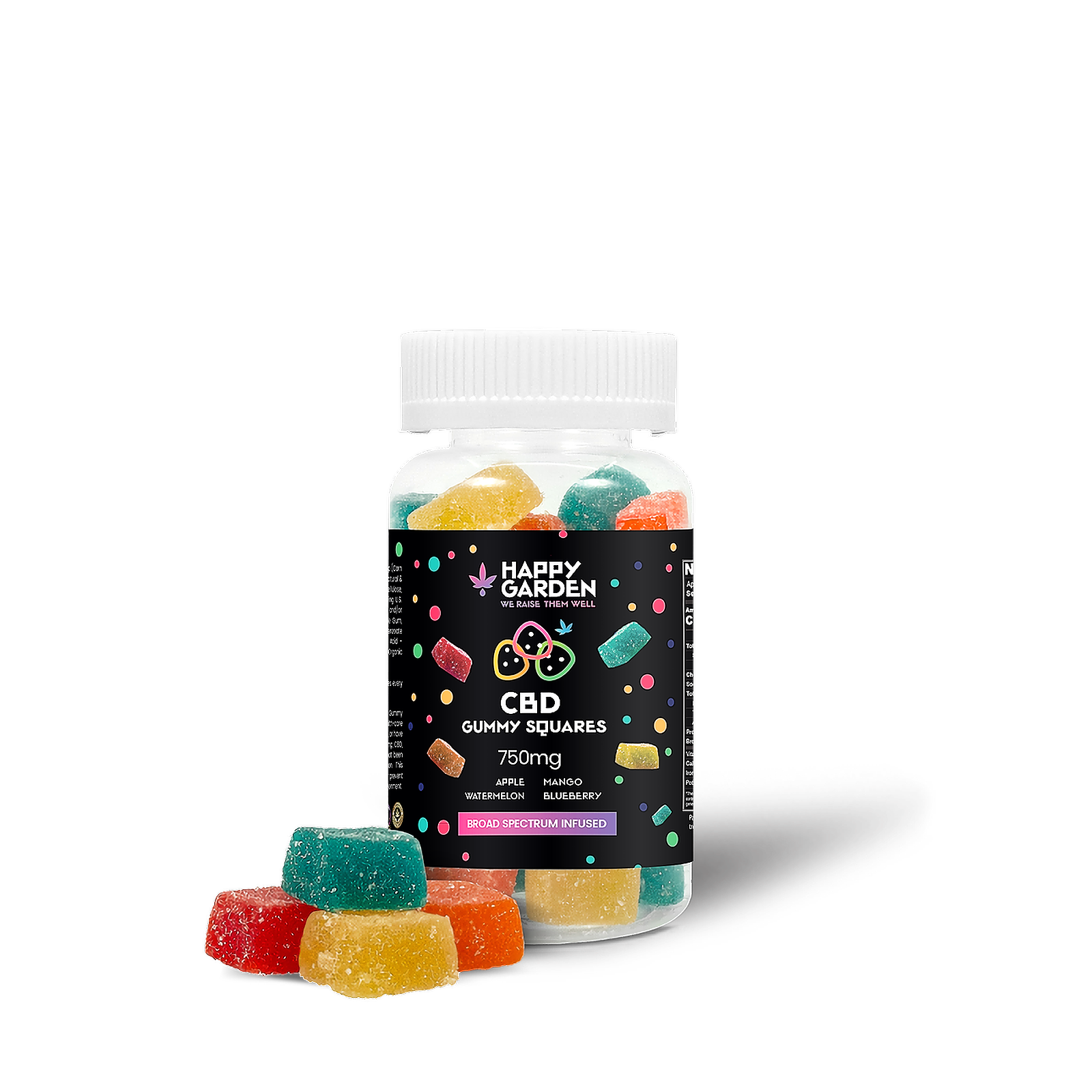 Happy Garden CBD: CBD Infused Gummies 750mg | Leafly