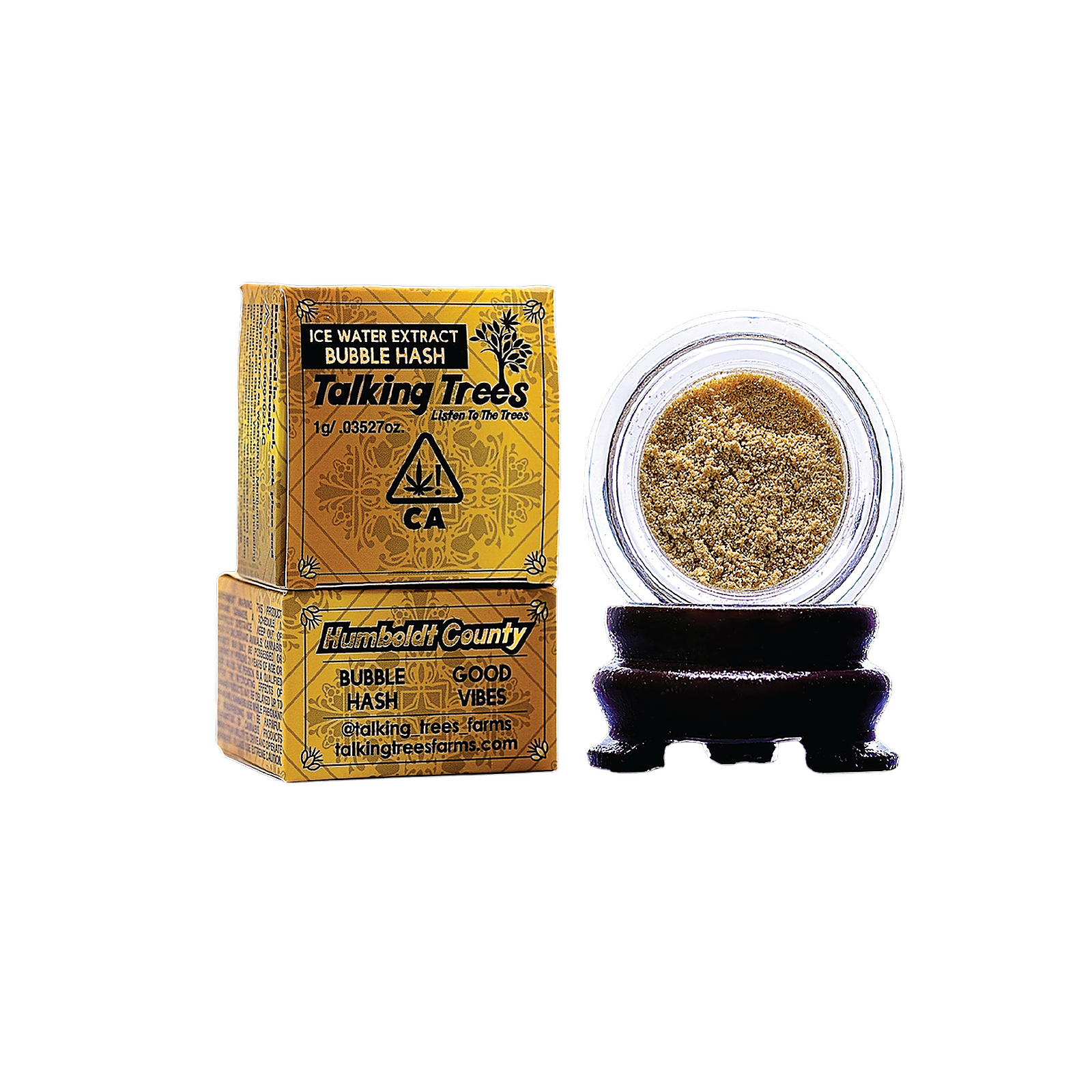 Talking Trees: Rainbow Menage Bubble Hash - 1g | Leafly