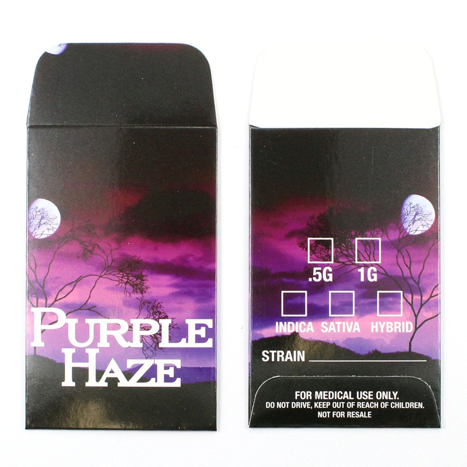 Shatter Labels: 25 Purple Haze Cannabis Strain Concentrate Shatter ...