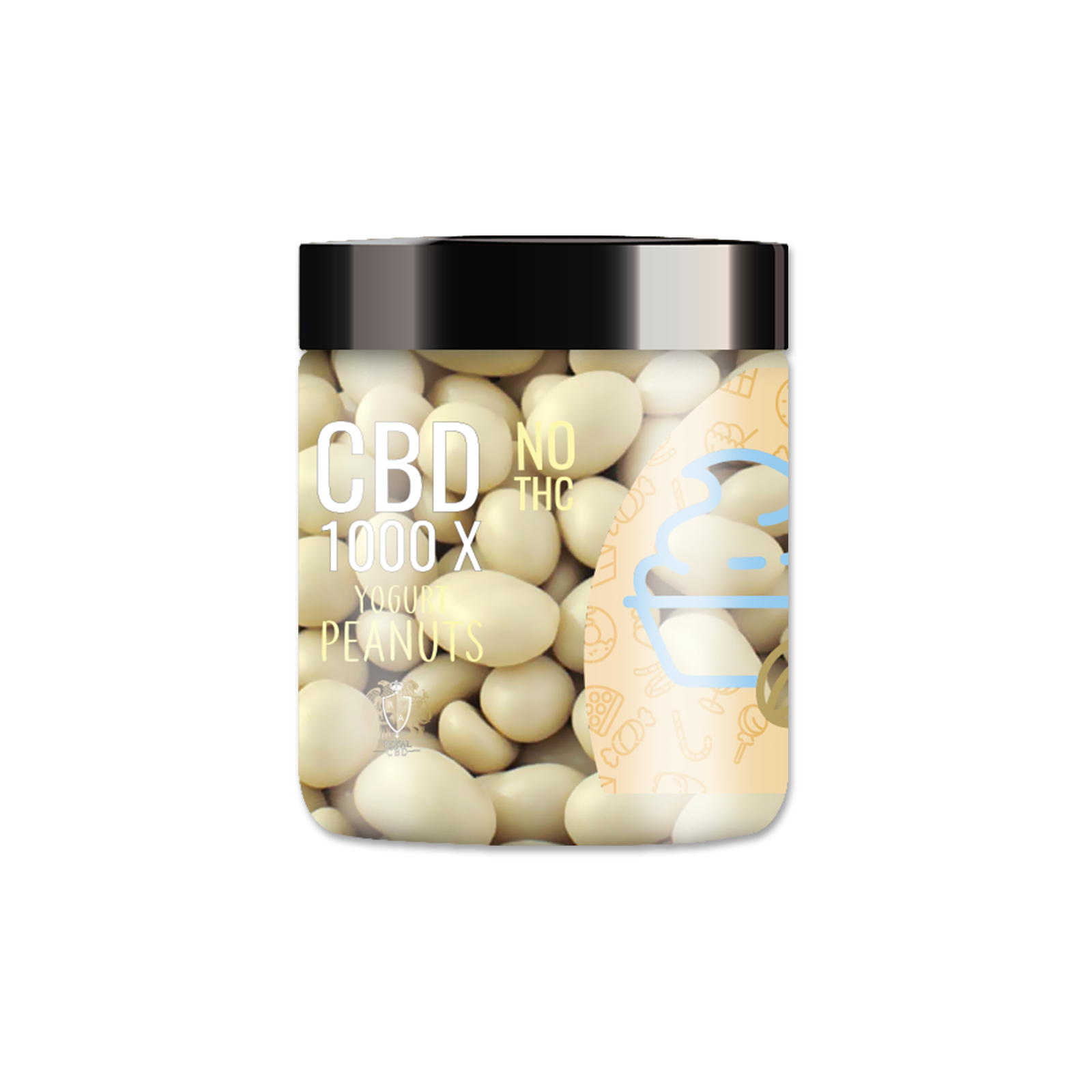 RA Royal: R.A. Royal Sweets: CBD Yogurt Peanuts (1000 MG) | Leafly