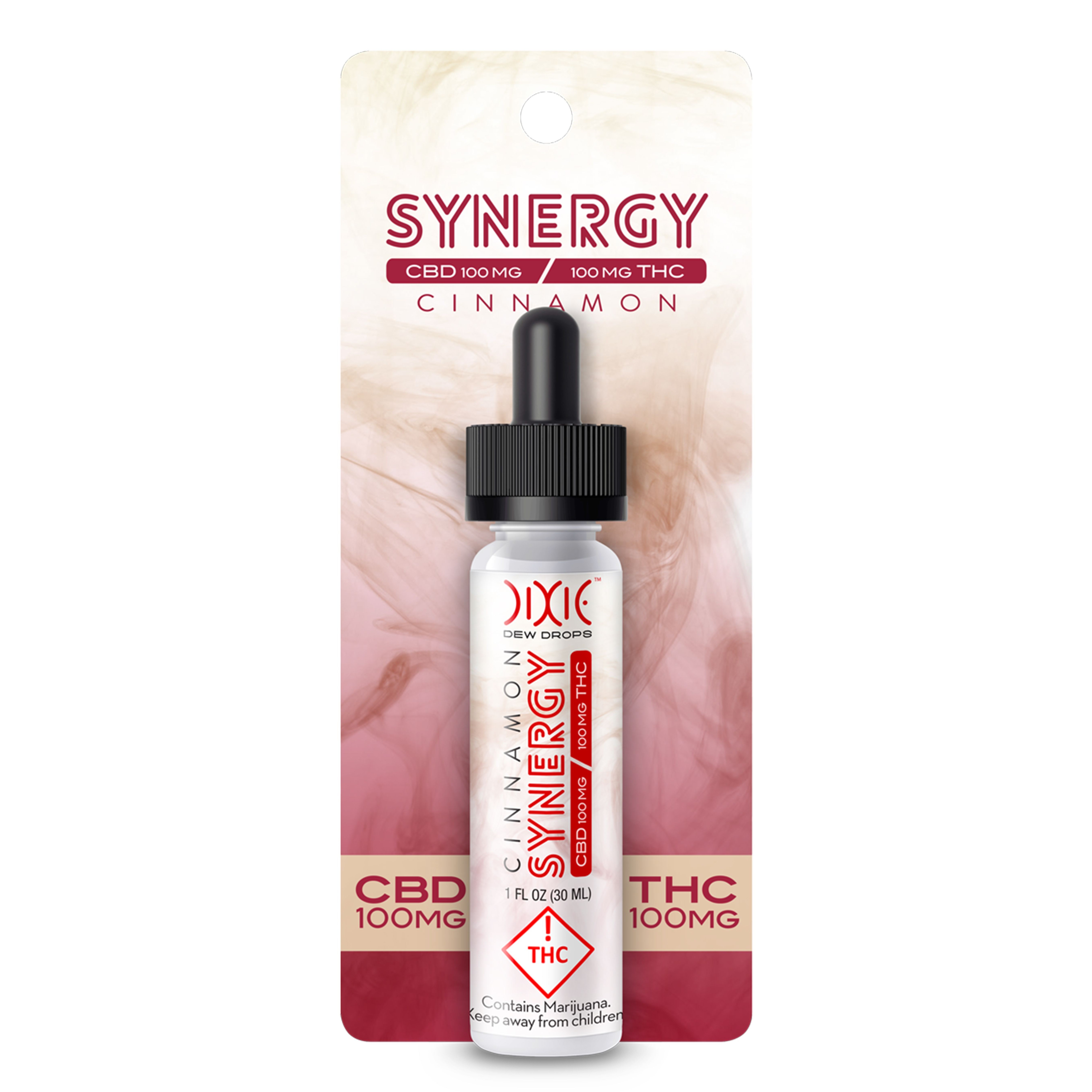 Dixie Brands: SYNERGY: 1:1 Cinnamon Dew Drops - 200mg | Leafly