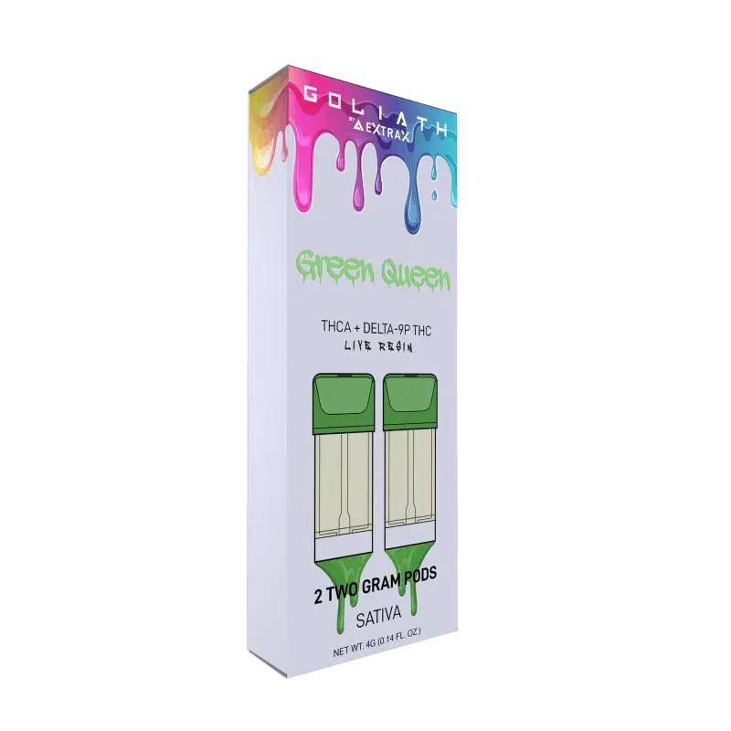 Delta Extrax: Green Queen | THCa + Delta-9p 2G Pods Duo | Leafly