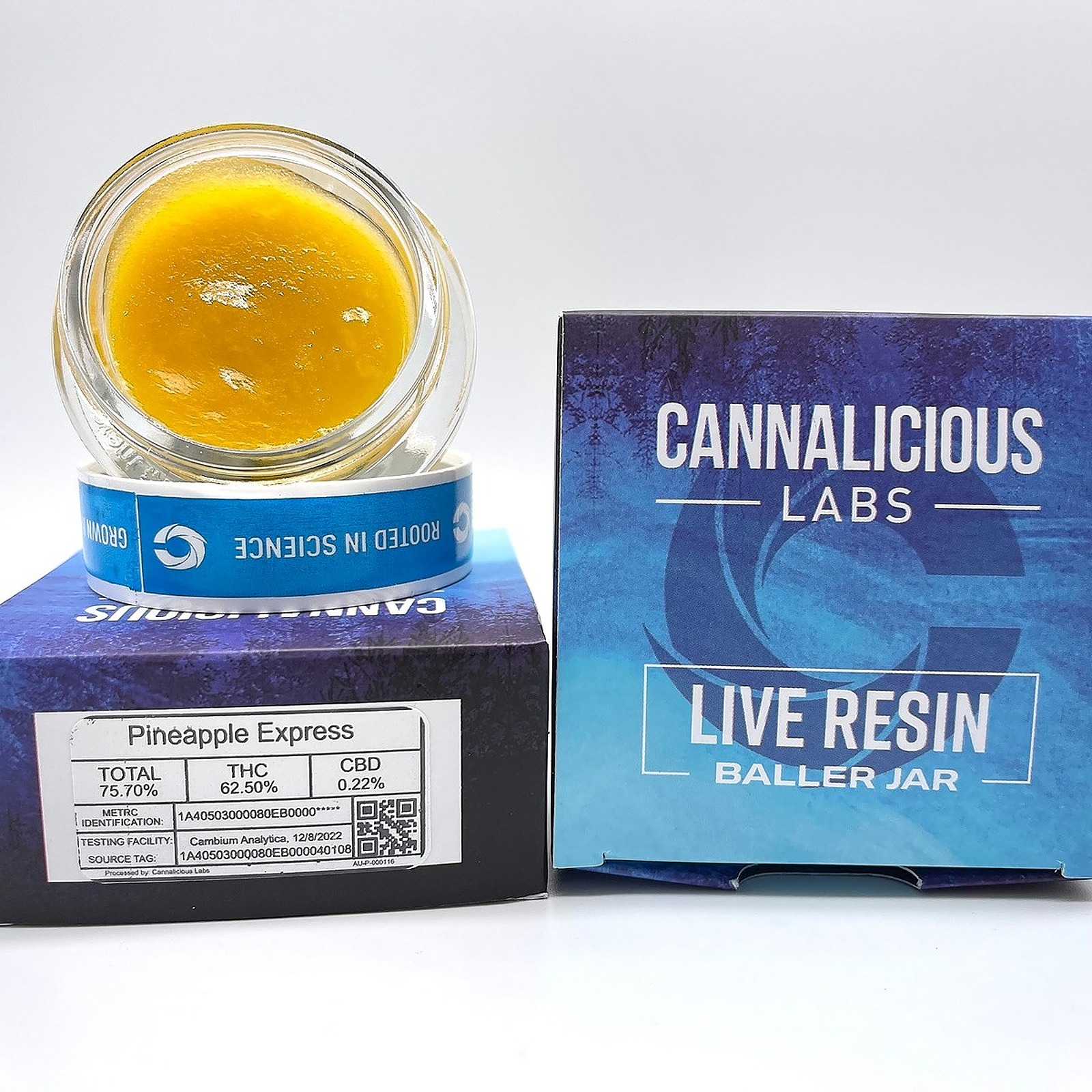 Cannalicious Labs: Pineapple Express Live Resin - 7.0g Baller Jar - Sativa | Leafly