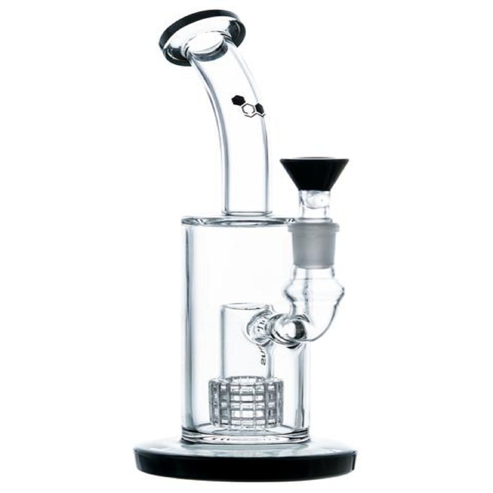 Stash Lab Technologies: 8.5" Bent Neck Matrix Perc Bong w/ Black ...