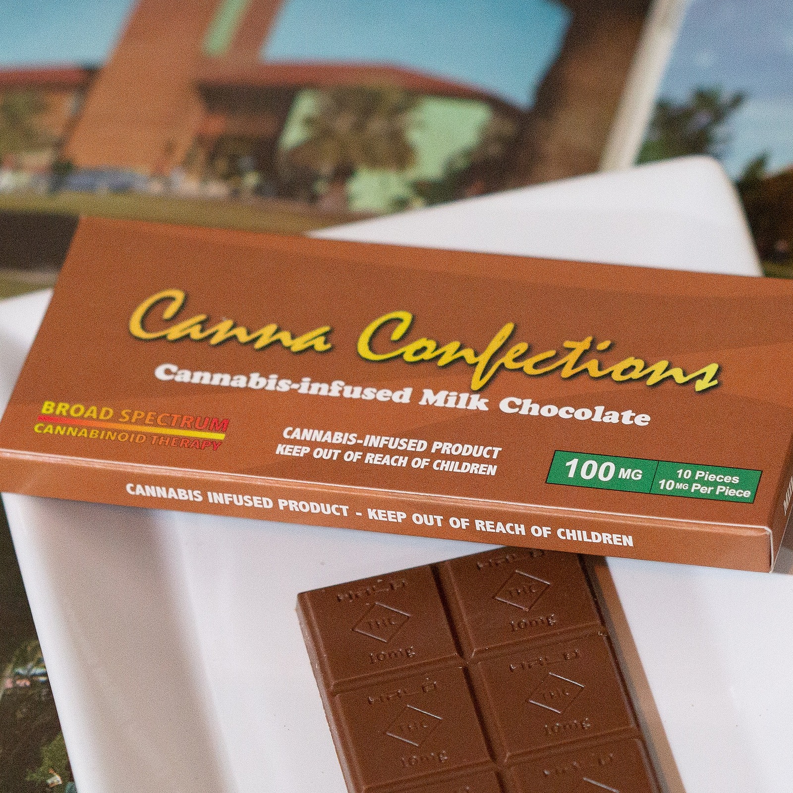 Canna Confections: Canna Confections - Milk Chocolate Bar [100mg] | Leafly