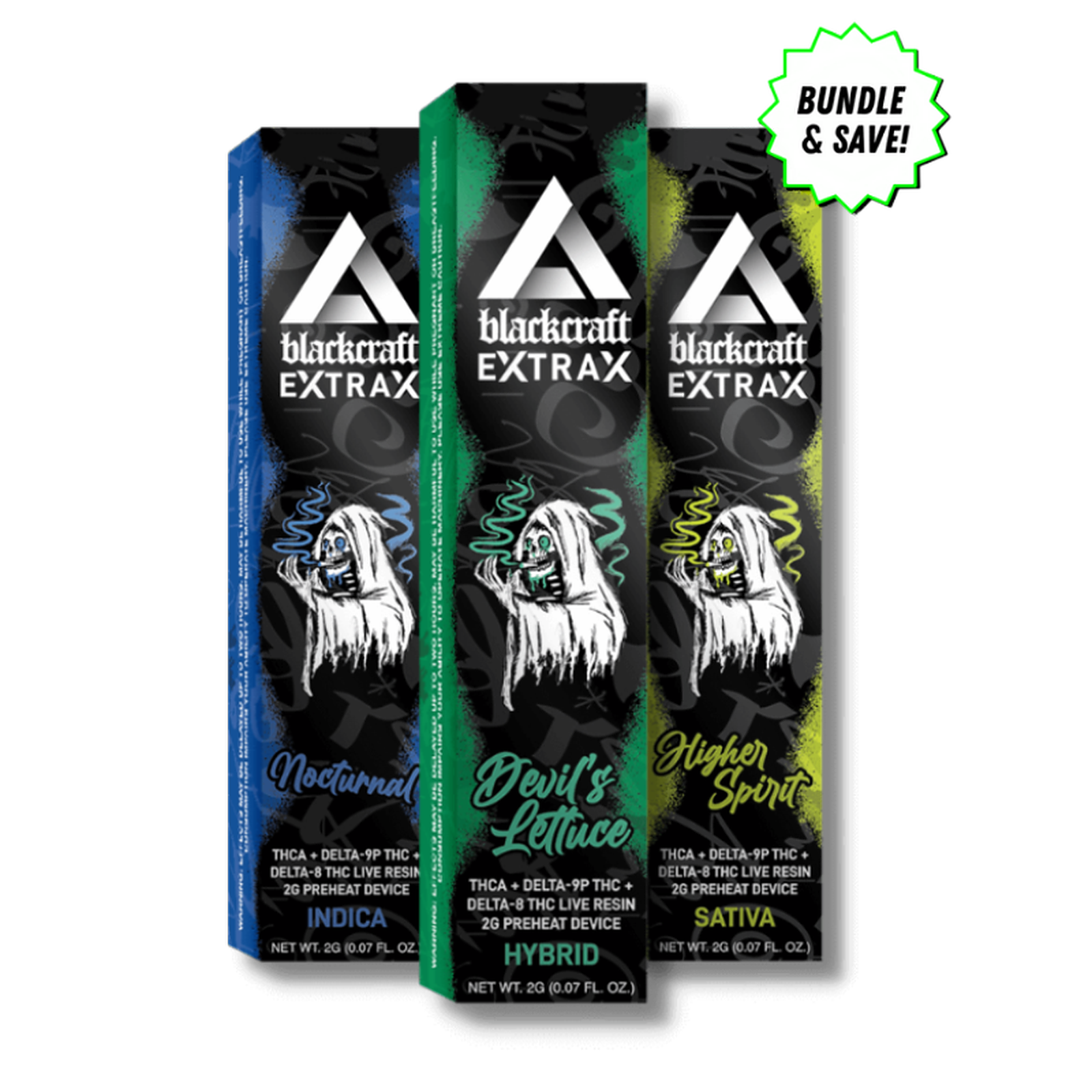 Delta Extrax: Reaper's Choice | Pre-Heat Disposable Bundle | Blackcraft ...