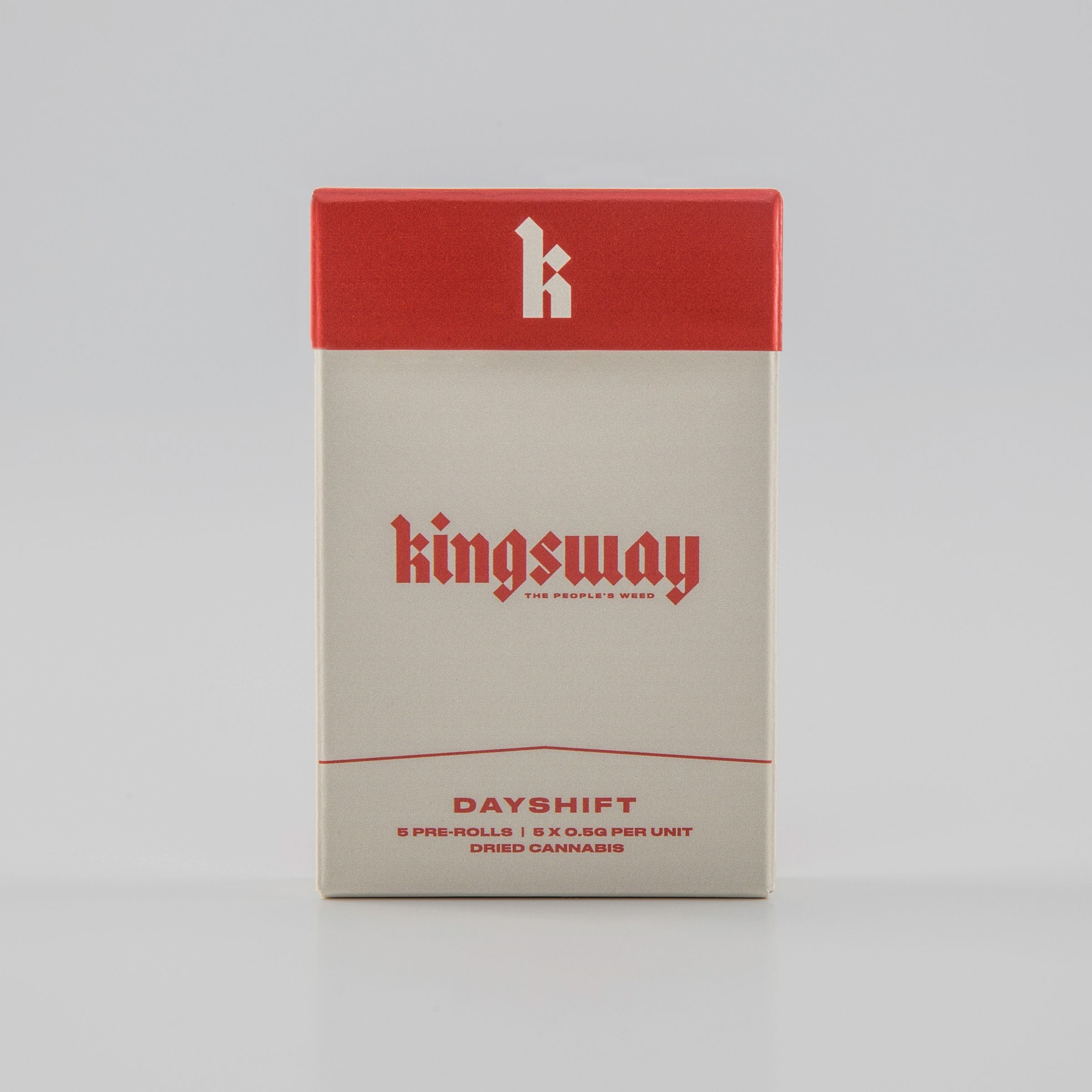Kingsway: Dayshift Pre-Roll 2.5g 5-Pack | Leafly