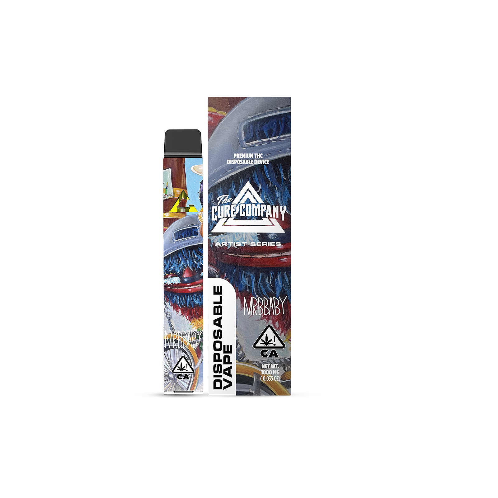 The Cure Company: Pink Runtz Mrbbaby | 1g Vape Disposable | Leafly