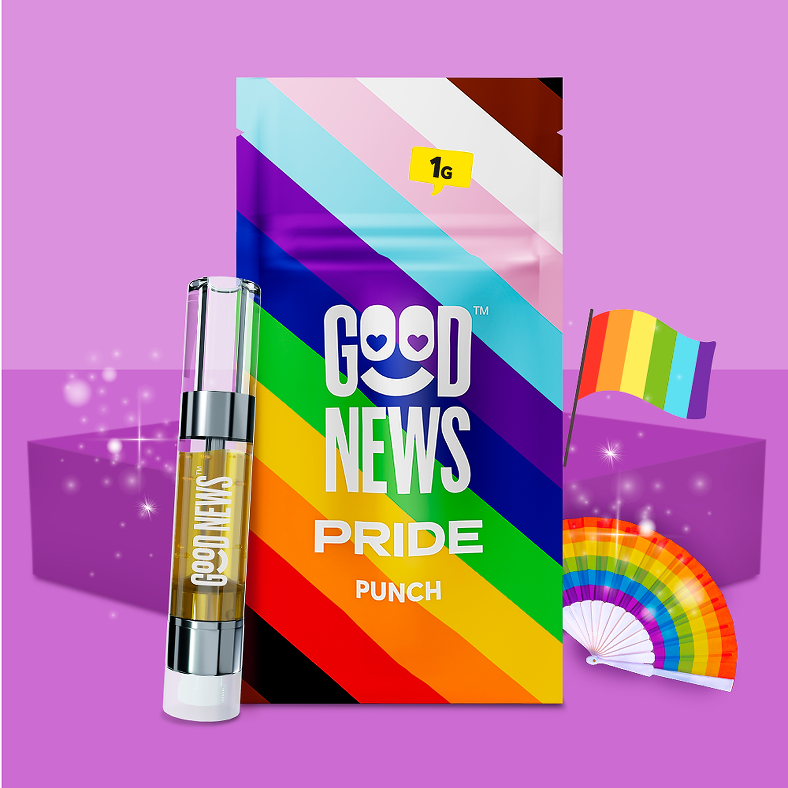 Good News: Pride Punch | Sativa Cartridge [1g] | Leafly