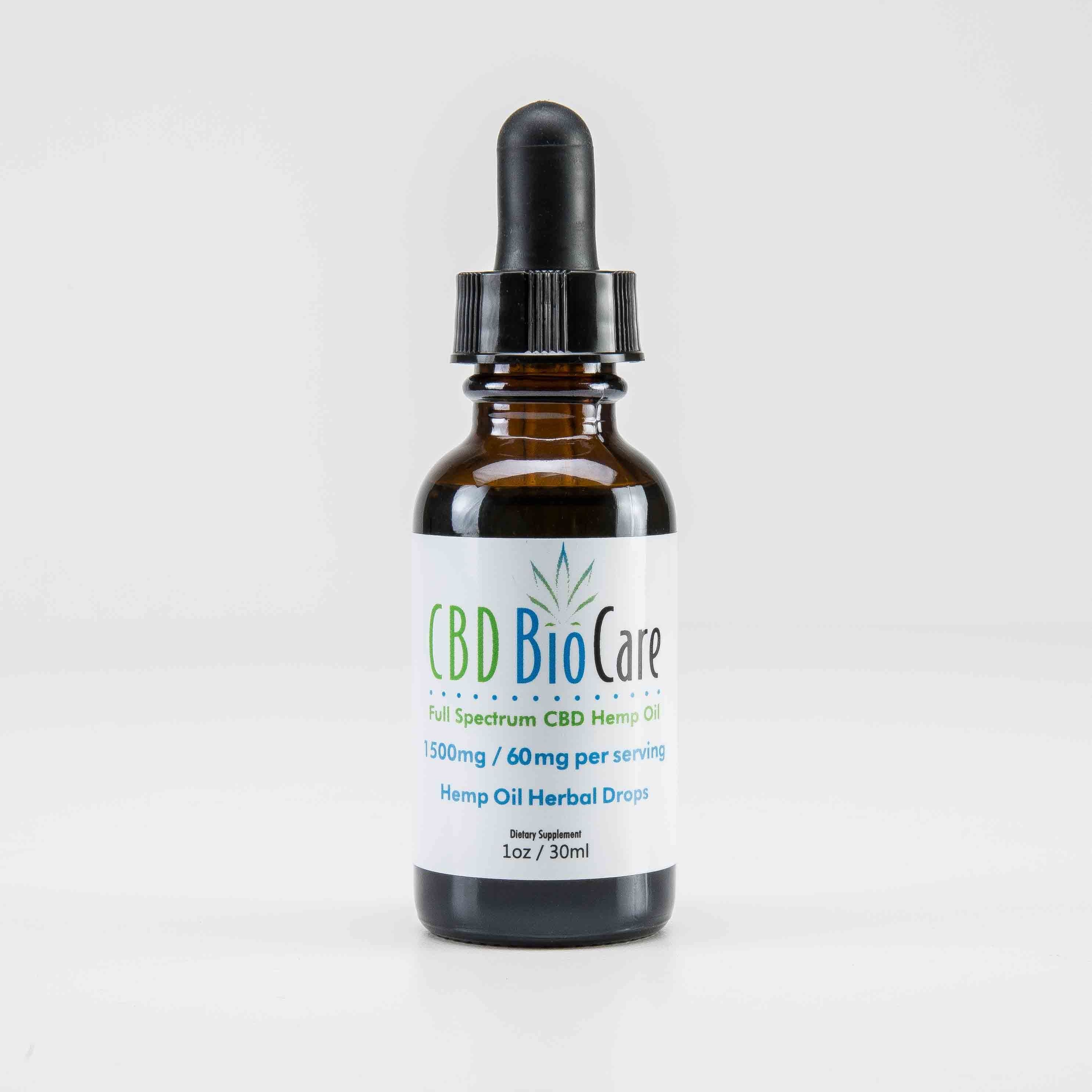CBD BioCare: CBD BioCare 1500mg Full Spectrum CBD Oil | Leafly