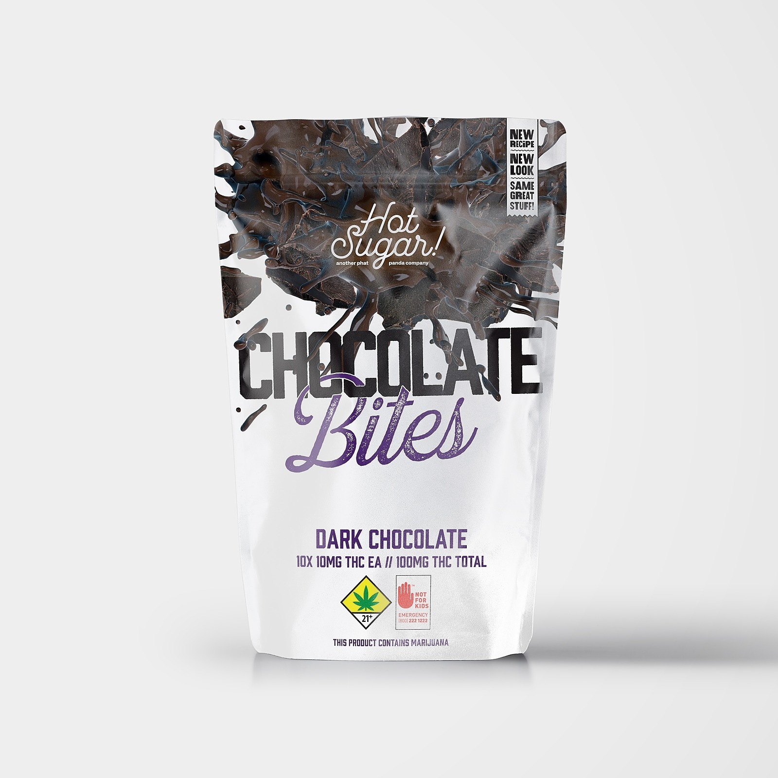 Hot Sugar! by Grow Op Farms: Dark Chocolates 100mg 10-pack | Leafly