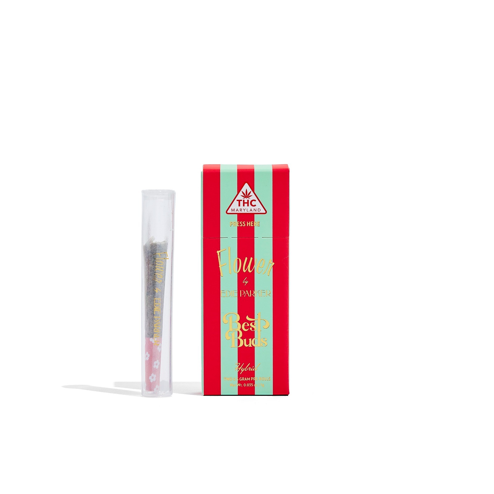 Curio Wellness: Edie Parker Best Buds Pre Roll | Hybrid [0.5g x 2] | Leafly