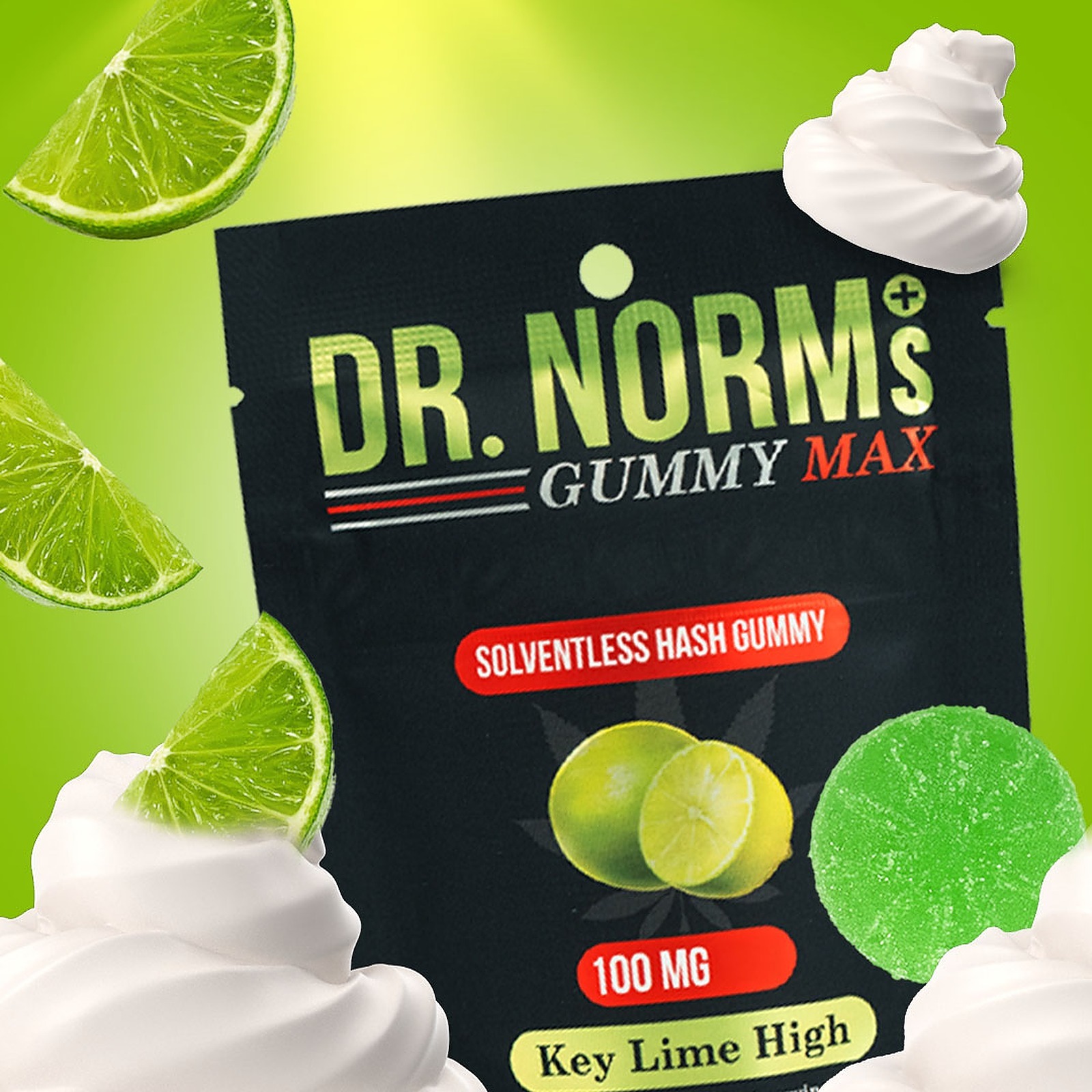 Dr. Norm's: Key Lime High Gummy MAX | Leafly