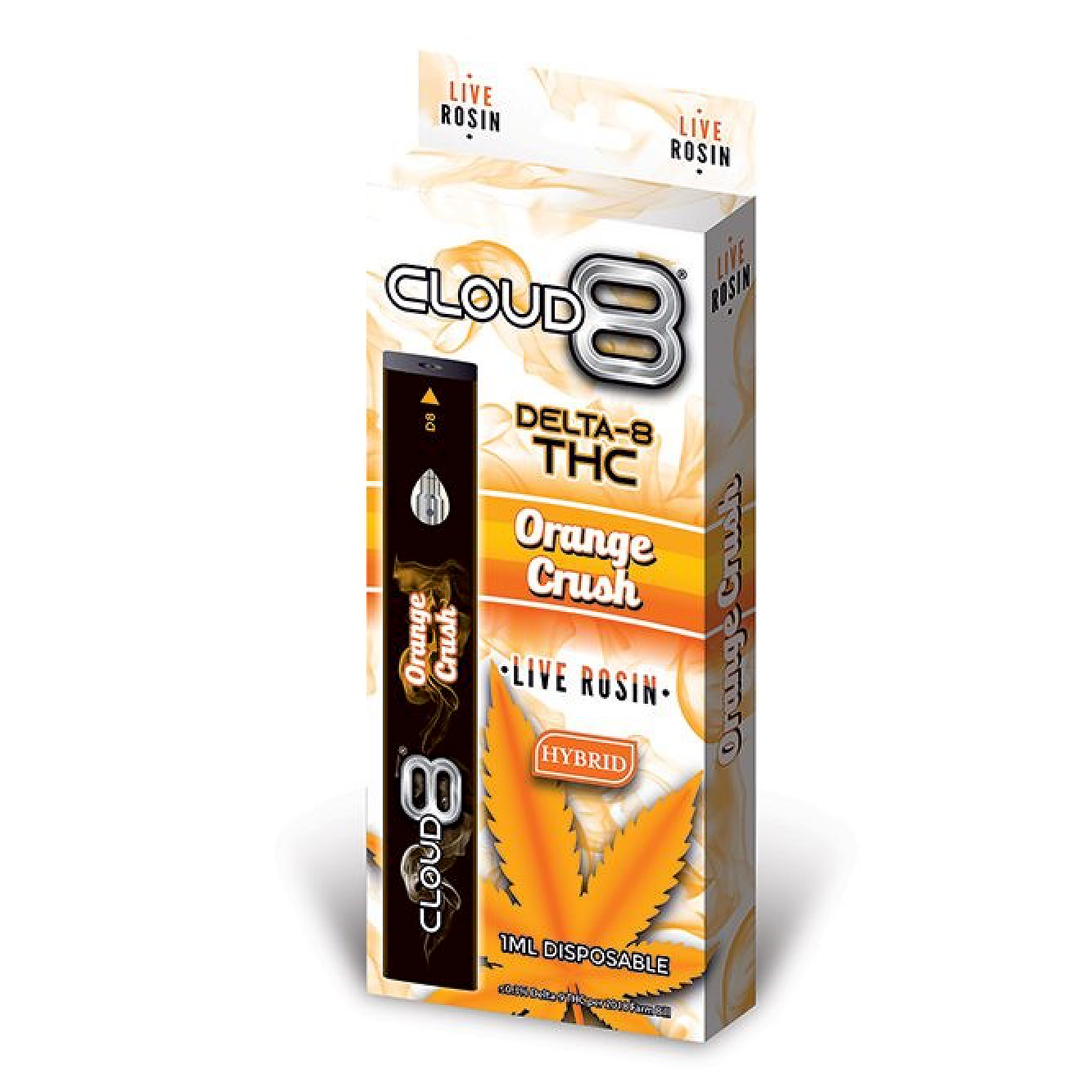 Cloud 8 Delta-8 THC: Cloud 8 *LIVE ROSIN* Delta 8 - Orange Crush - 1ML ...