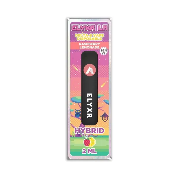 Elyxr: Delta 8 Disposable Vape 2 Grams (2000mg) | Hybrid ~ Raspberry ...
