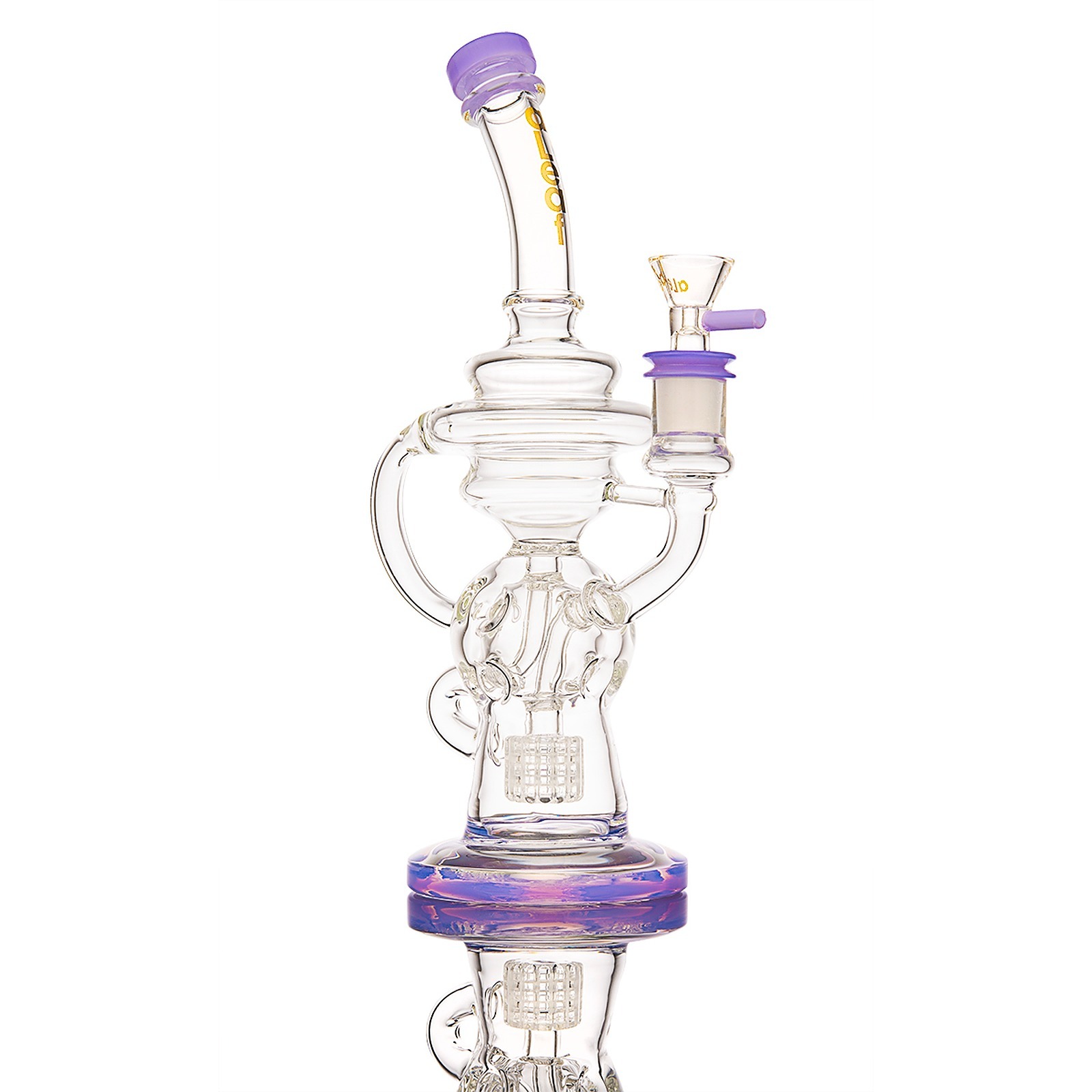 aLeaf: 11" Fab Sphere Recycler Matrix Perc Water Pipe | Leafly