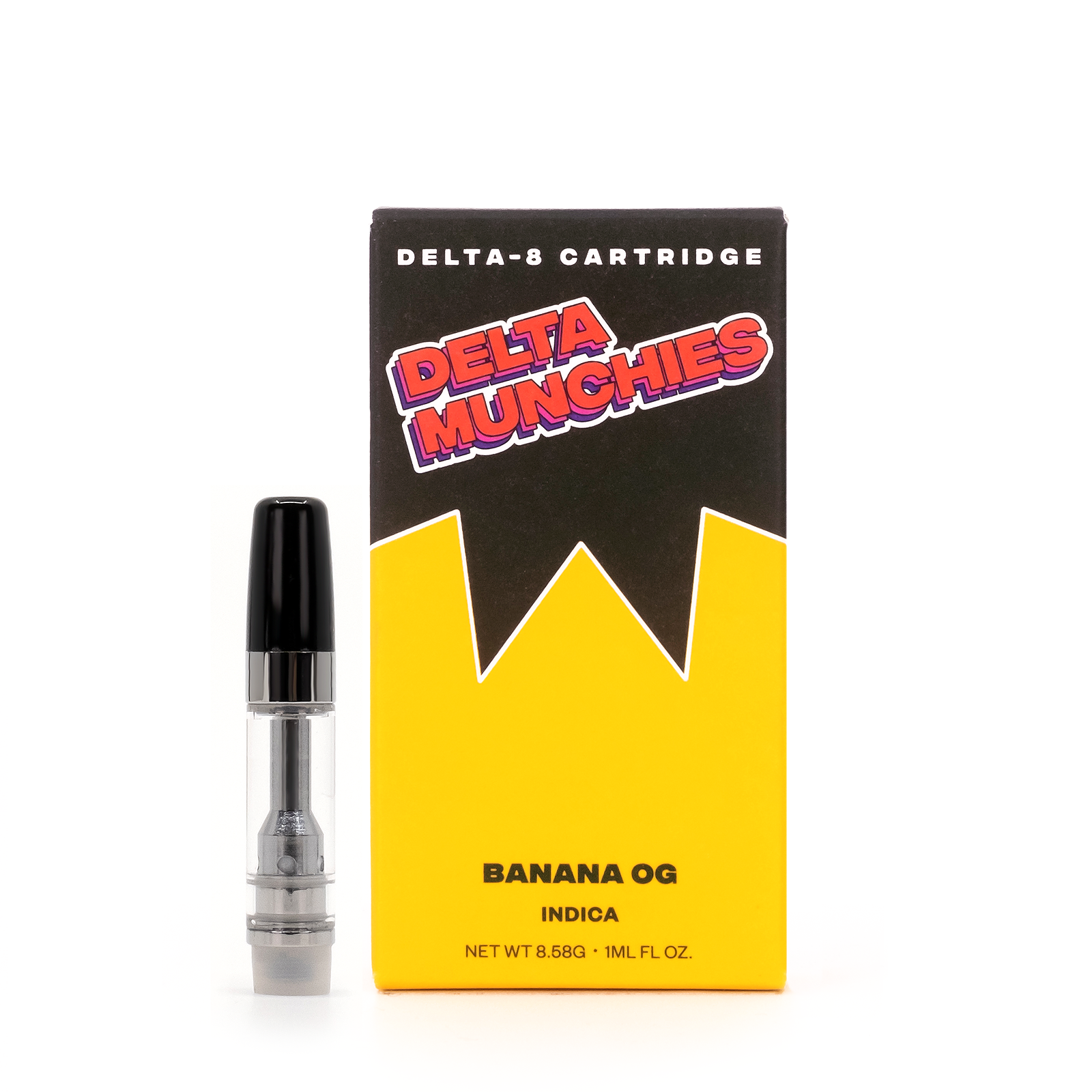 Delta Munchies: Banana OG 1000mg Delta 8 Vape Cartridge | Leafly Delta Munchies: Banana OG 1000mg Delta 8 Vape Cartridge | Leafly