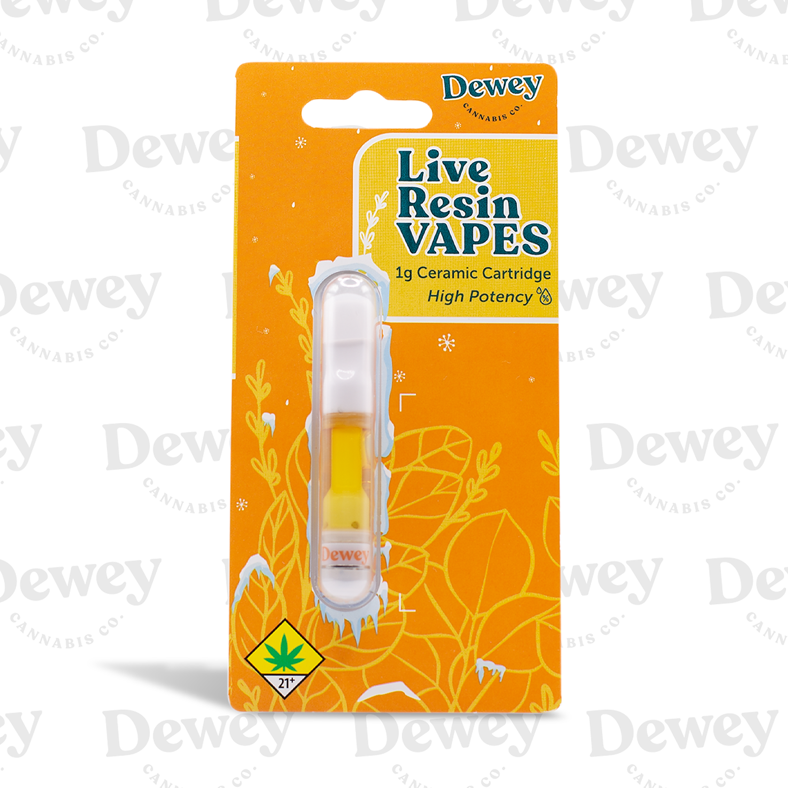 Dewey Cannabis Co.: 1g Live Resin Vape Cartridge - Honeycomb | Leafly