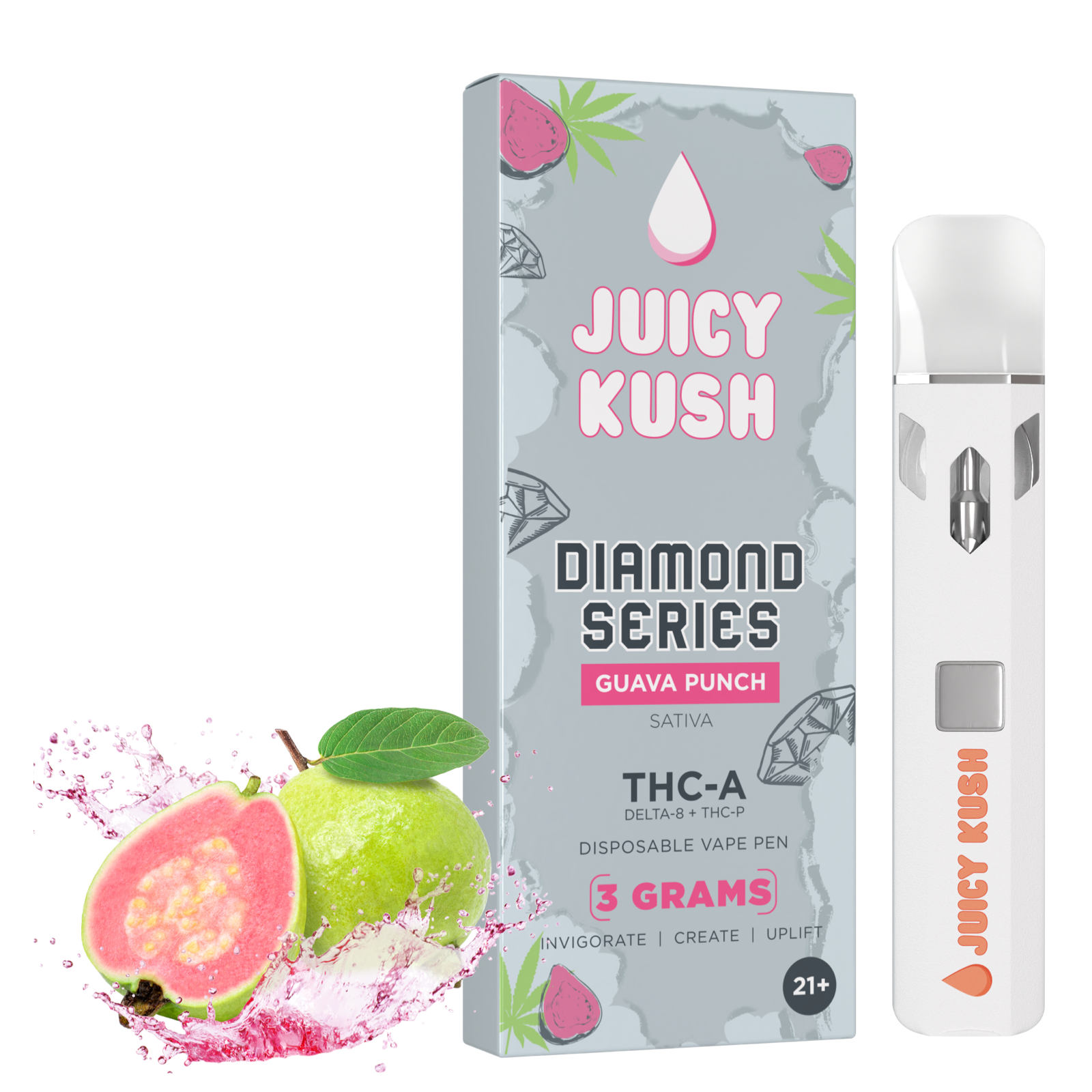Juicy Kush (20% OFF CODE: LEAF20): THC-A + THC-P + Delta-8 - 3 Gram ...