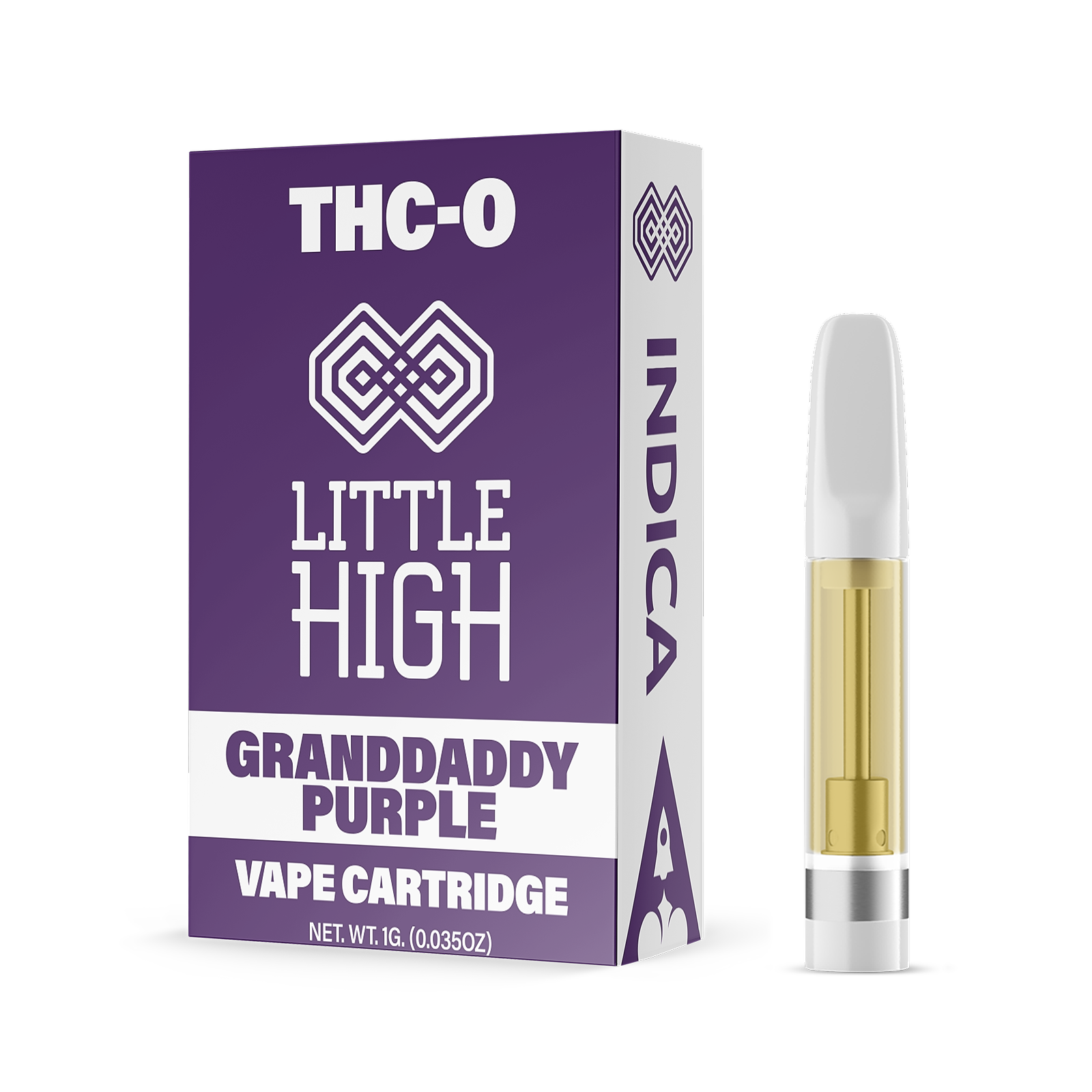 Little High: Little High - THC-O Indica - Granddaddy Purple - 1 Gram ...