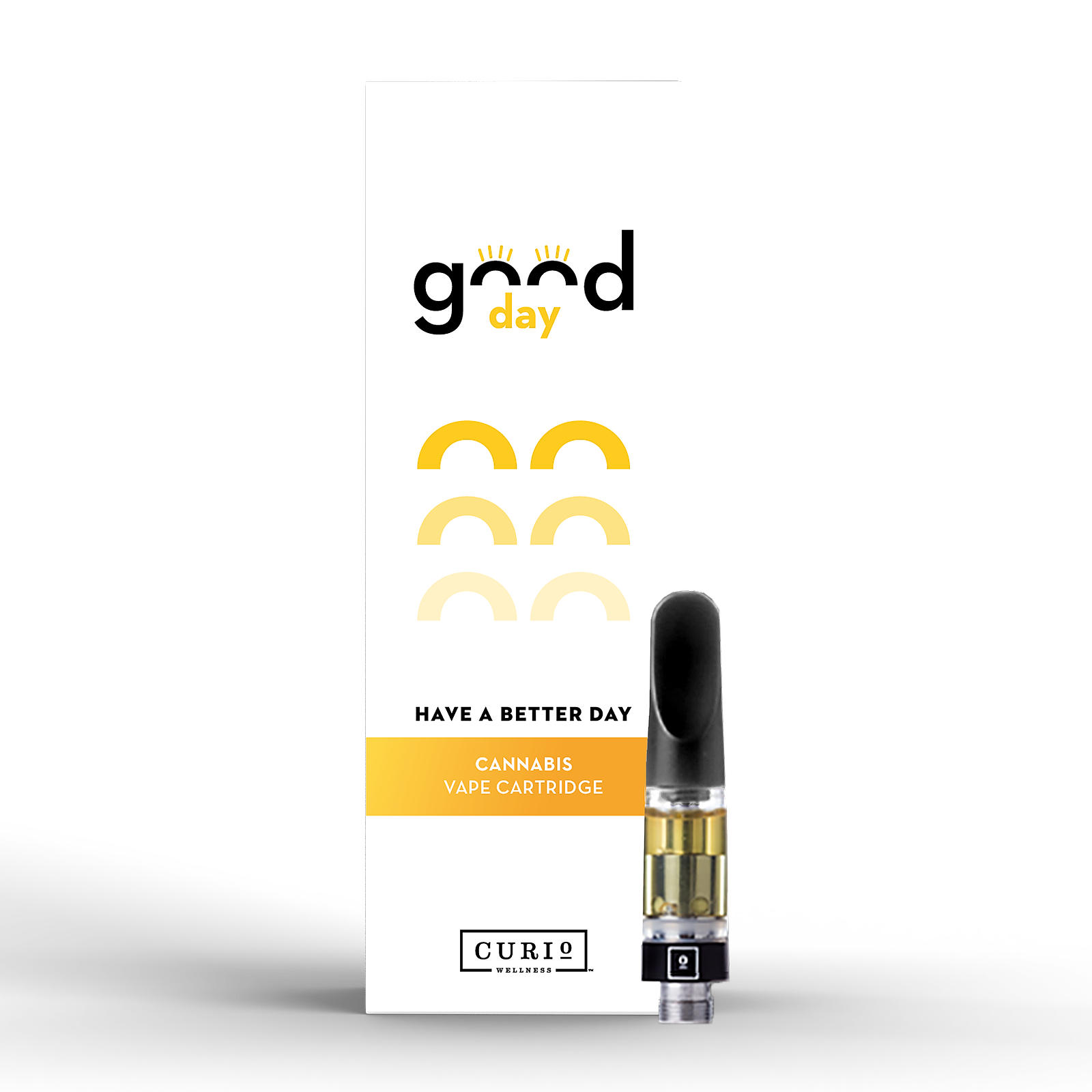 Curio Wellness: Good Day Vape Cartridge [0.5g] | Leafly