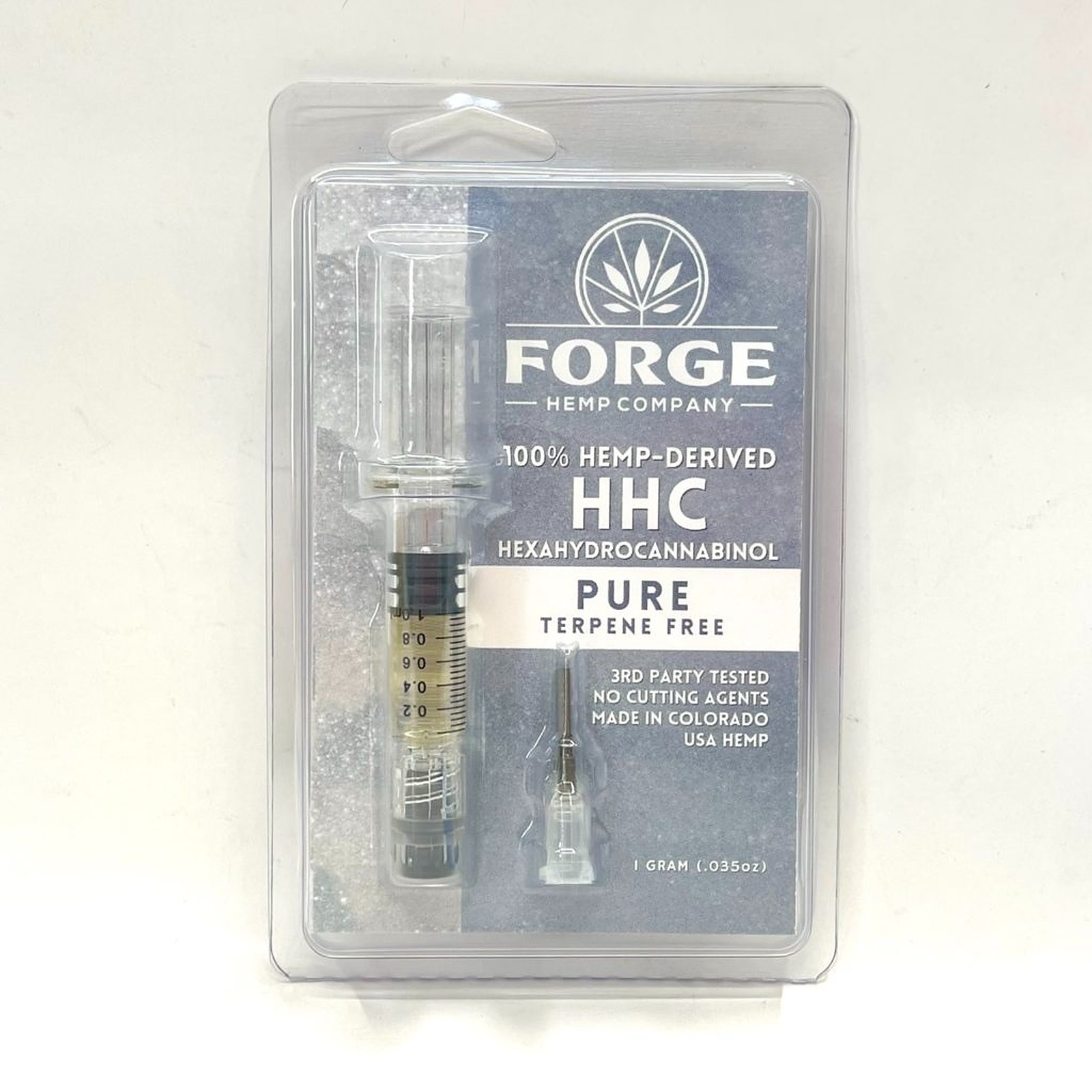Forge Hemp Company - Premium HHC, CBD, CBN & Delta-8 THC: 1g HHC Distillate Syringe: Terpene ...
