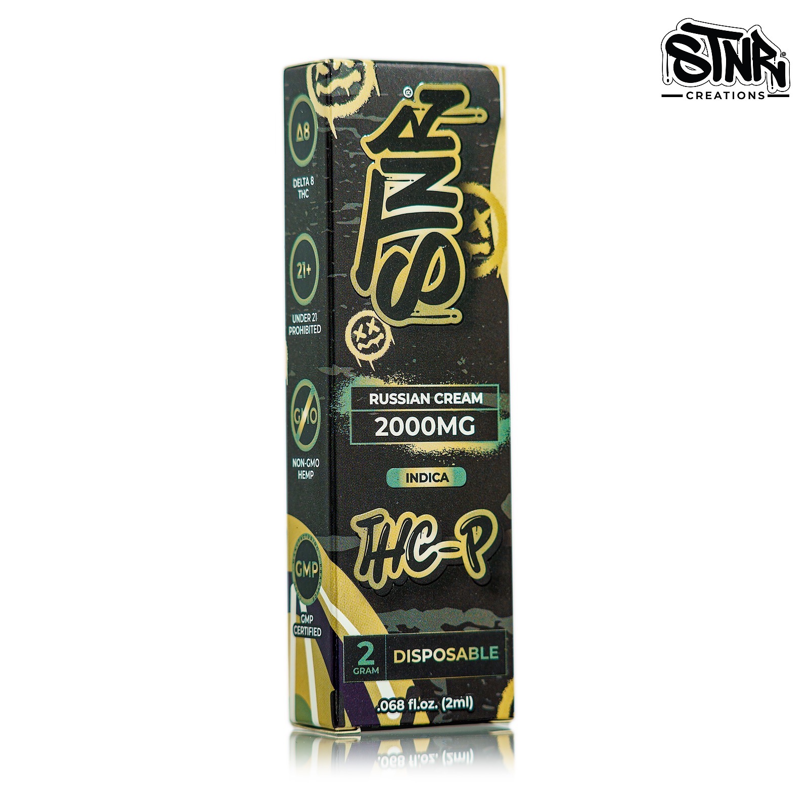 STNR Creations: Russian Cream THC-P | 2 Gram Disposable | Leafly