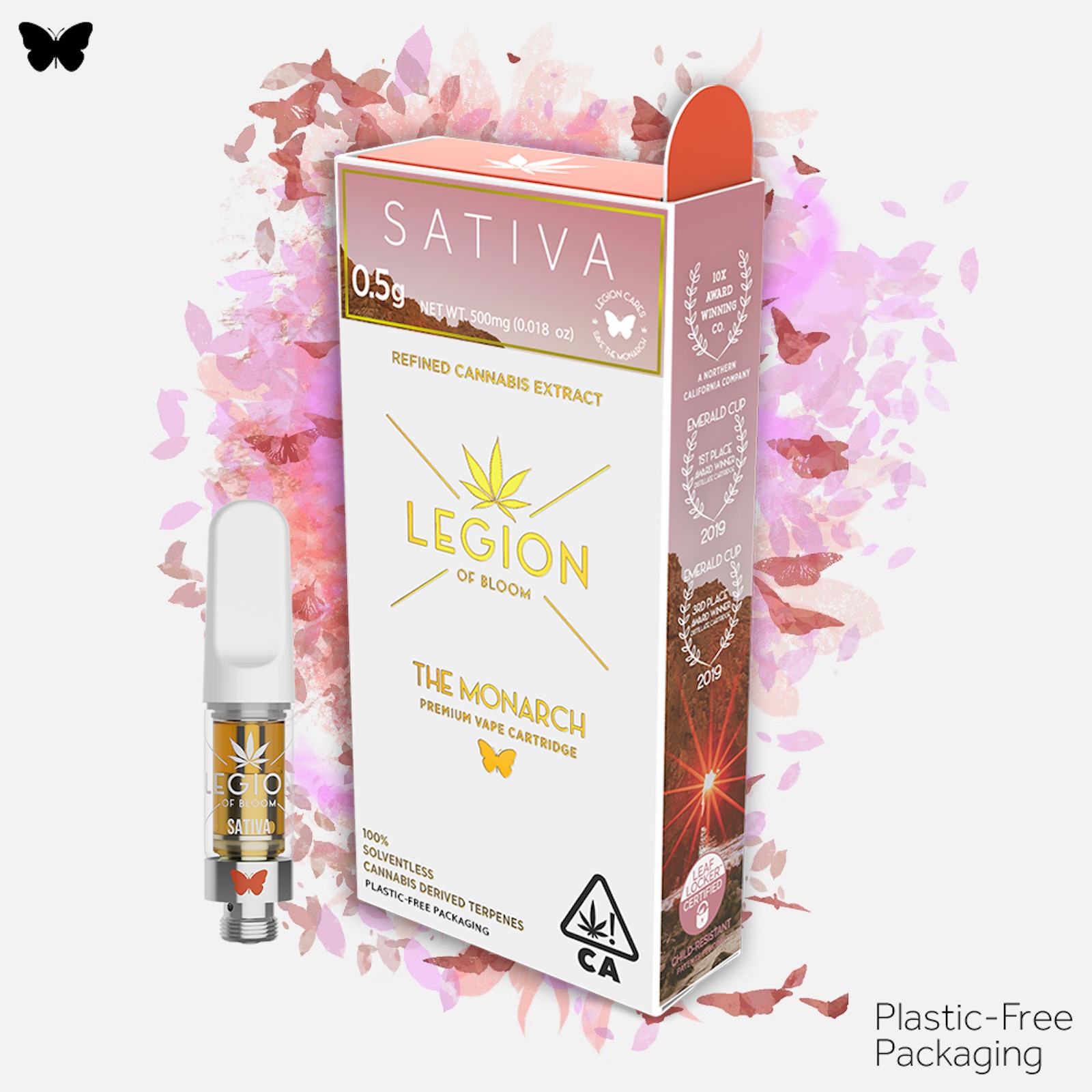 Legion of Bloom: Monarch | Lemon G .5 Gram Cartridge | Leafly