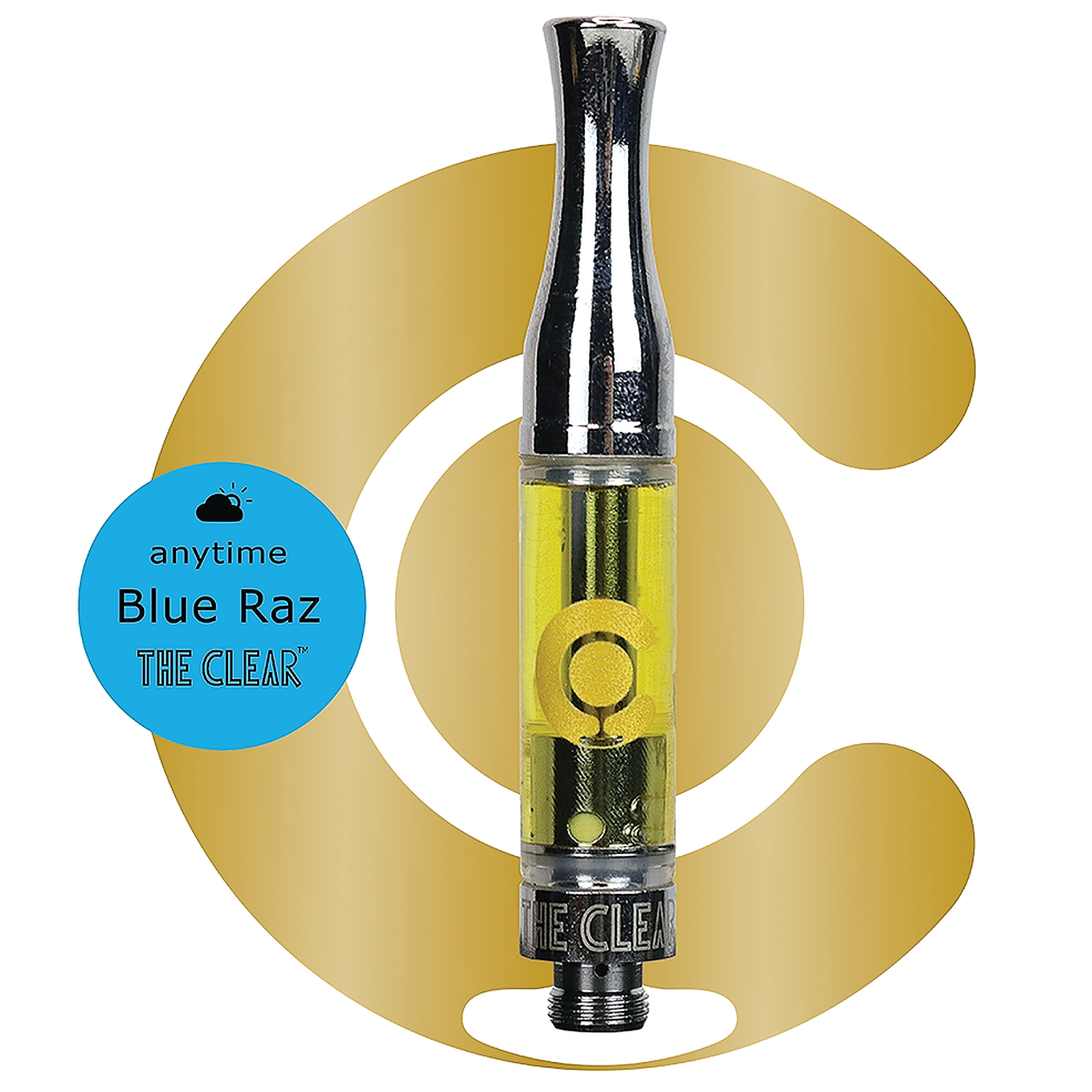 The Clear: The Clear Elite 1000mg Cartridge - Blue Raz | Leafly