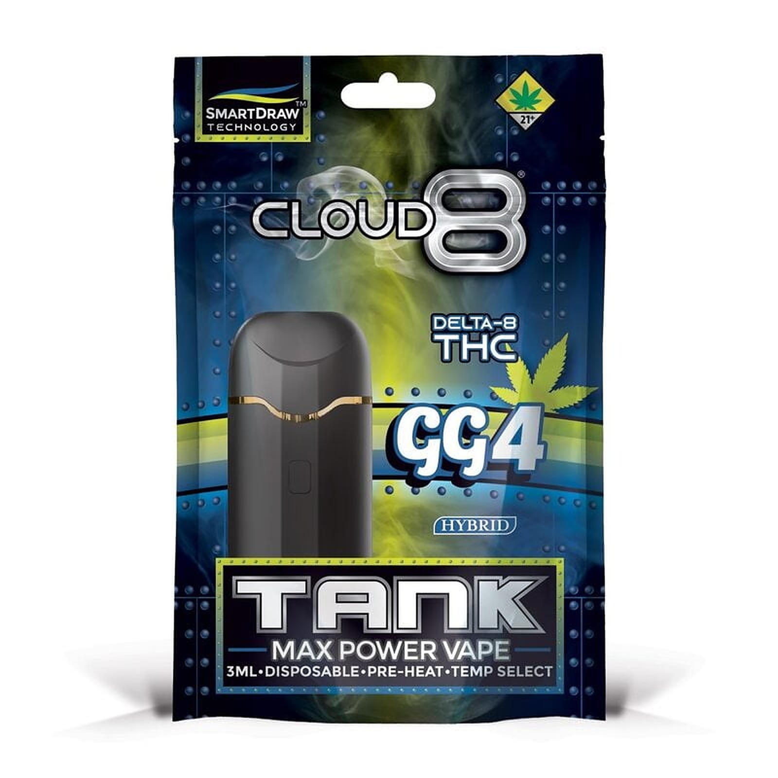 Cloud 8 Delta-8 THC: Cloud 8 3ML Tank Disposable - Delta 8 - GG4 | Leafly