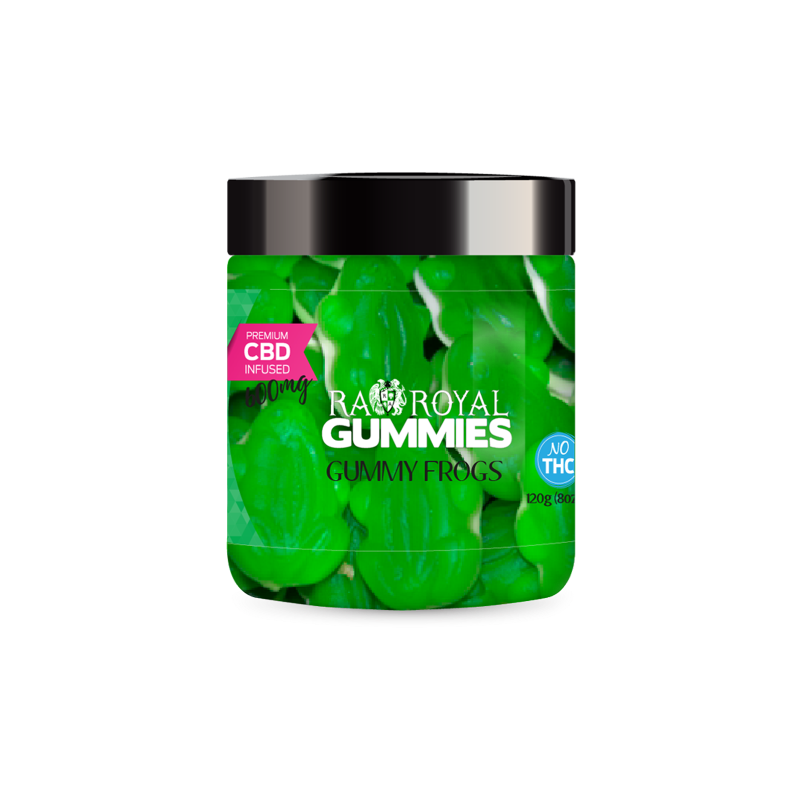 RA Royal: R.A. Royal Gummies: CBD Green Frog Gummy Jar (600 MG) | Leafly