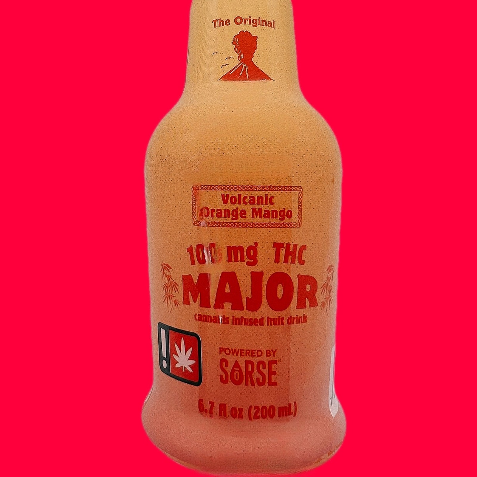 Major: Volcanic Orange Mango 100mg Fruit Drink OR | Leafly