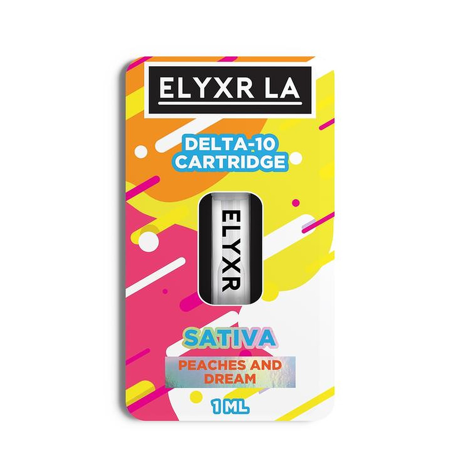 Elyxr: Delta 10 Cartridge 1 Gram | Sativa ~ Peaches and Dream | Leafly