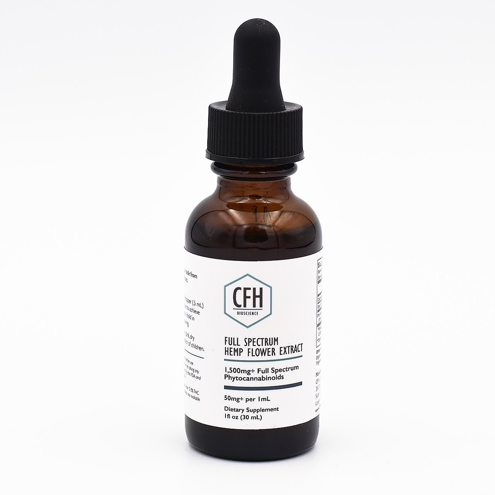 CFH ProLine: 1500mg CFH ProLine Full Spectrum Hemp Flower Oil Tincture | Leafly