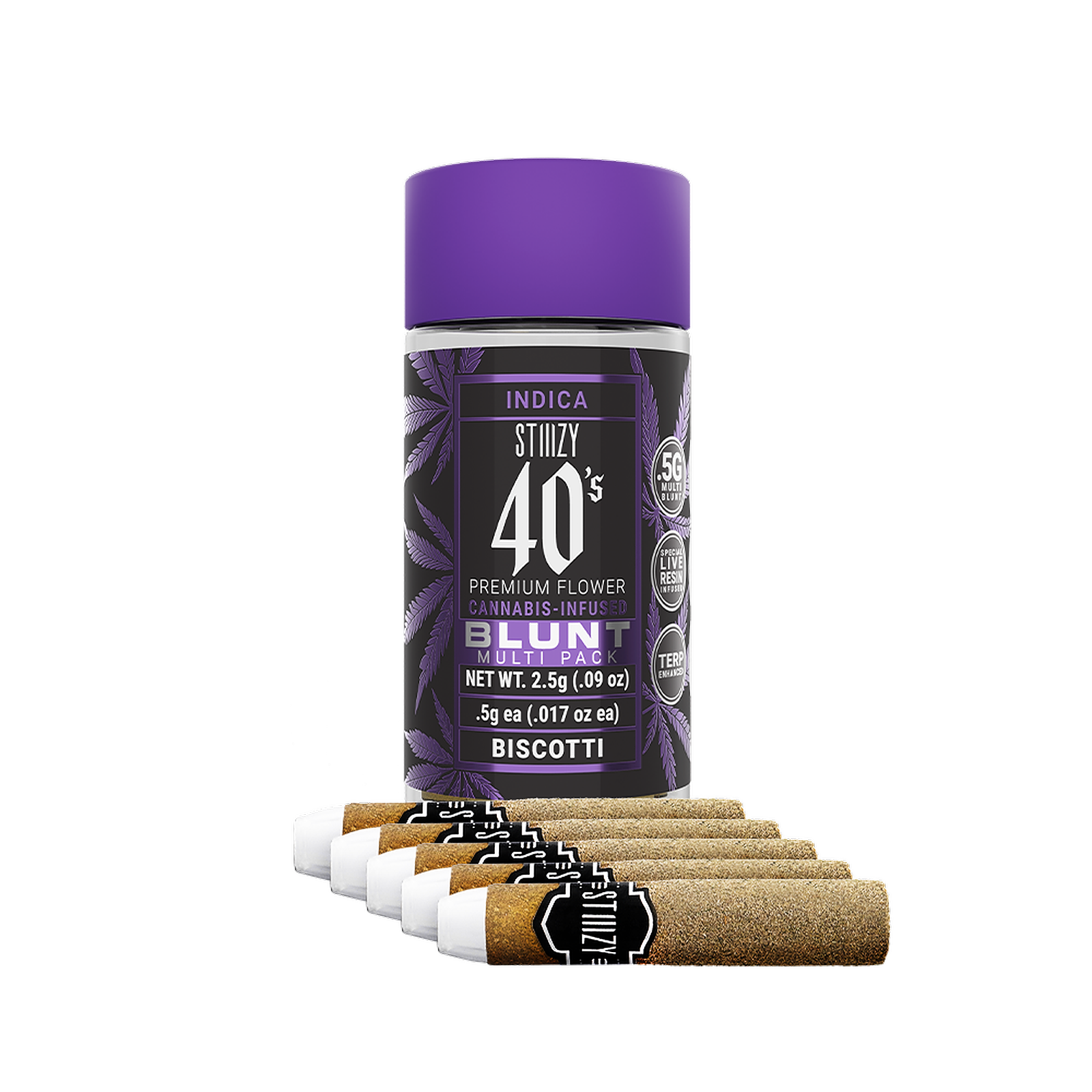 STIIIZY: BISCOTTI - 40s MINI BLUNT MULTIPACK .5G | Leafly STIIIZY: BISCOTTI - 40s MINI BLUNT MULTIPACK .5G | Leafly
