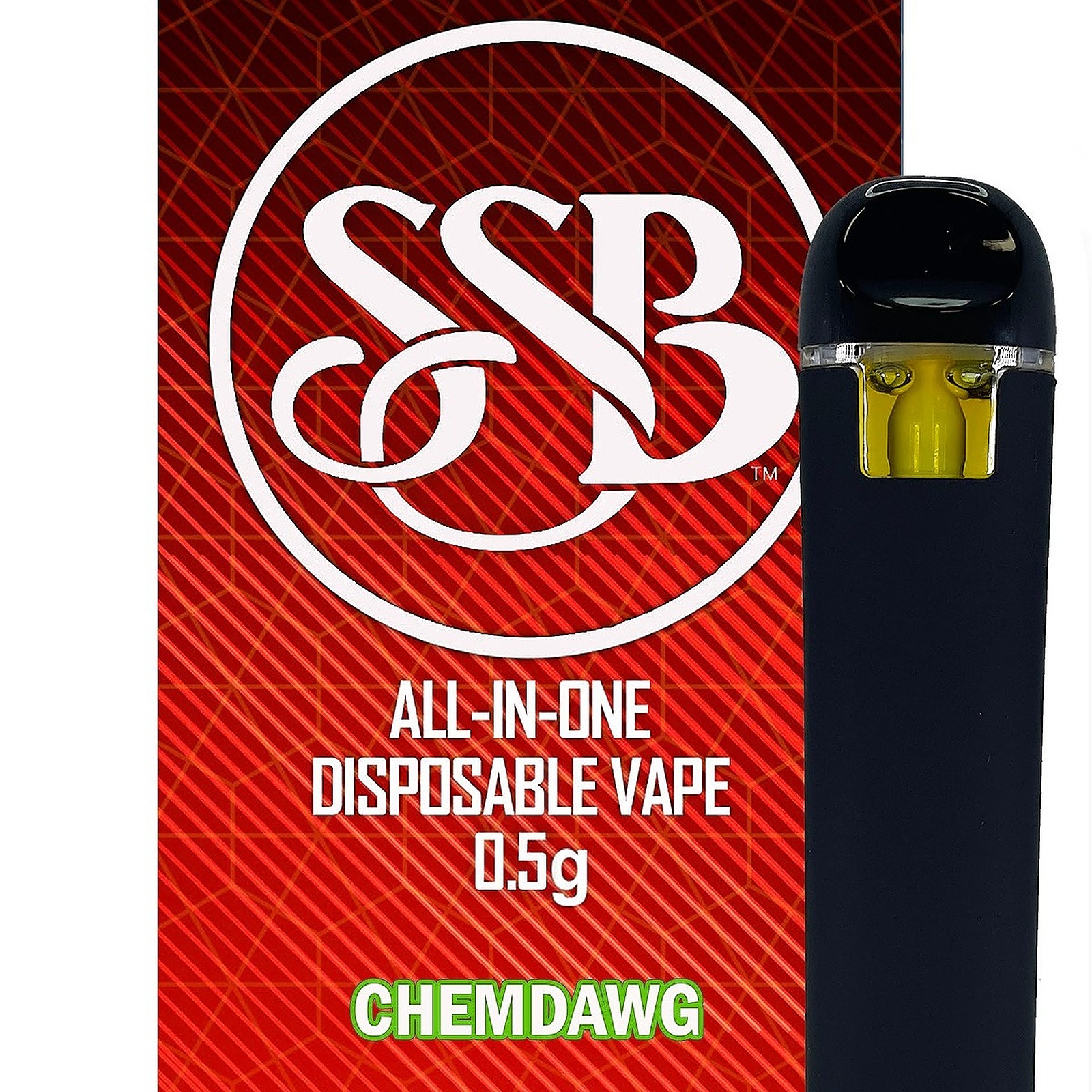 Southern Sky Brands: Chemdawg Disposable THC Vape 0.5g (58.5% THC, 16. ...