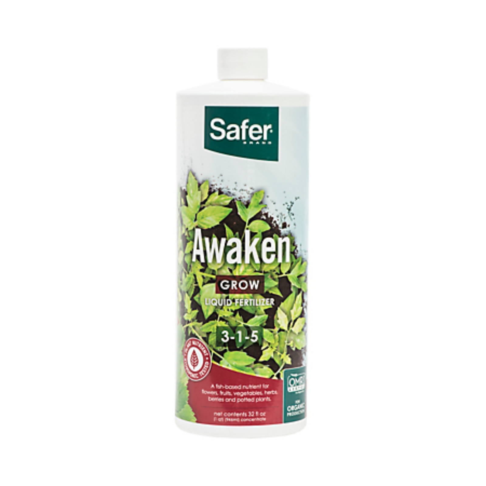 Safer Brand: Awaken (3-1-5) Hydroponic Liquid Nutrient Fertilizer ...