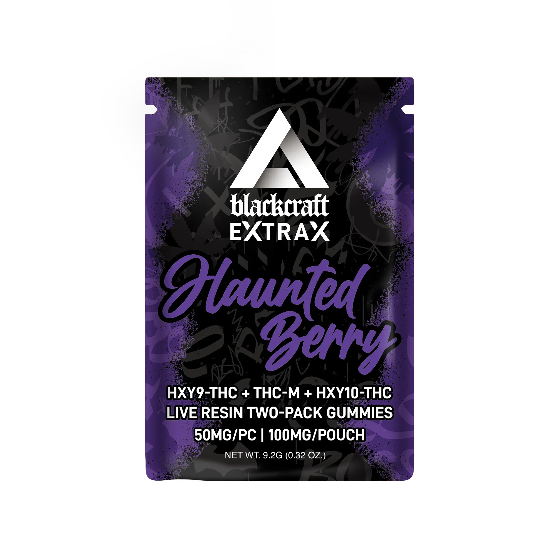 Delta Extrax: Haunted Berry | HXY-10 + THCP | 100mg Gummy Duos | Leafly