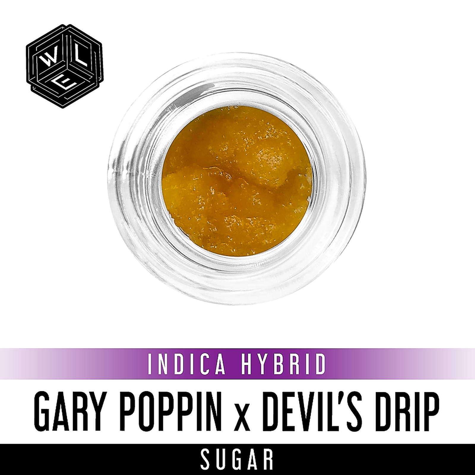 White Label Extracts: Gary Poppin x Devil's Drip Sugar 1 Gram | Leafly