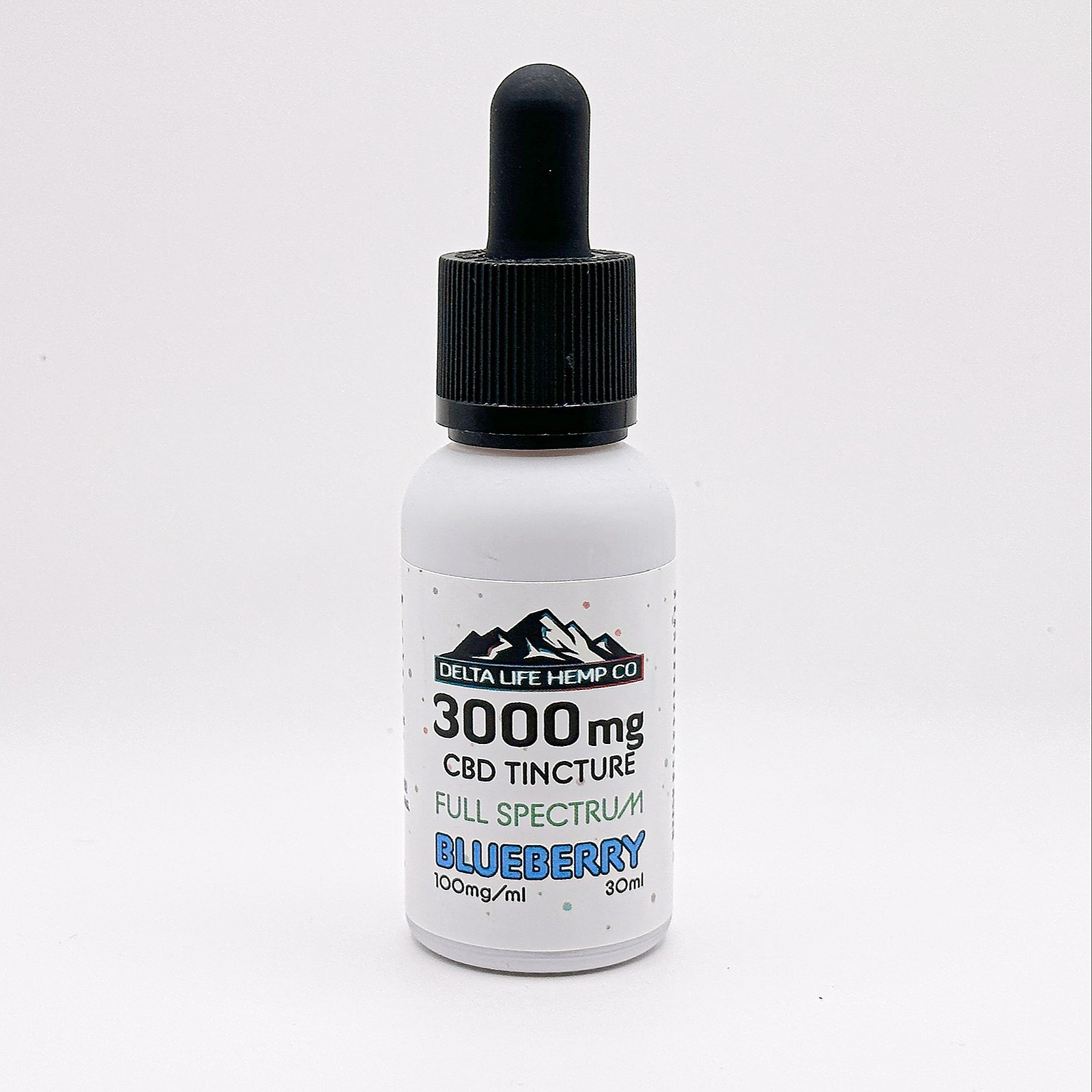 Delta Life Hemp: CBD Full Spectrum Tincture Blueberry 3000mg | Leafly