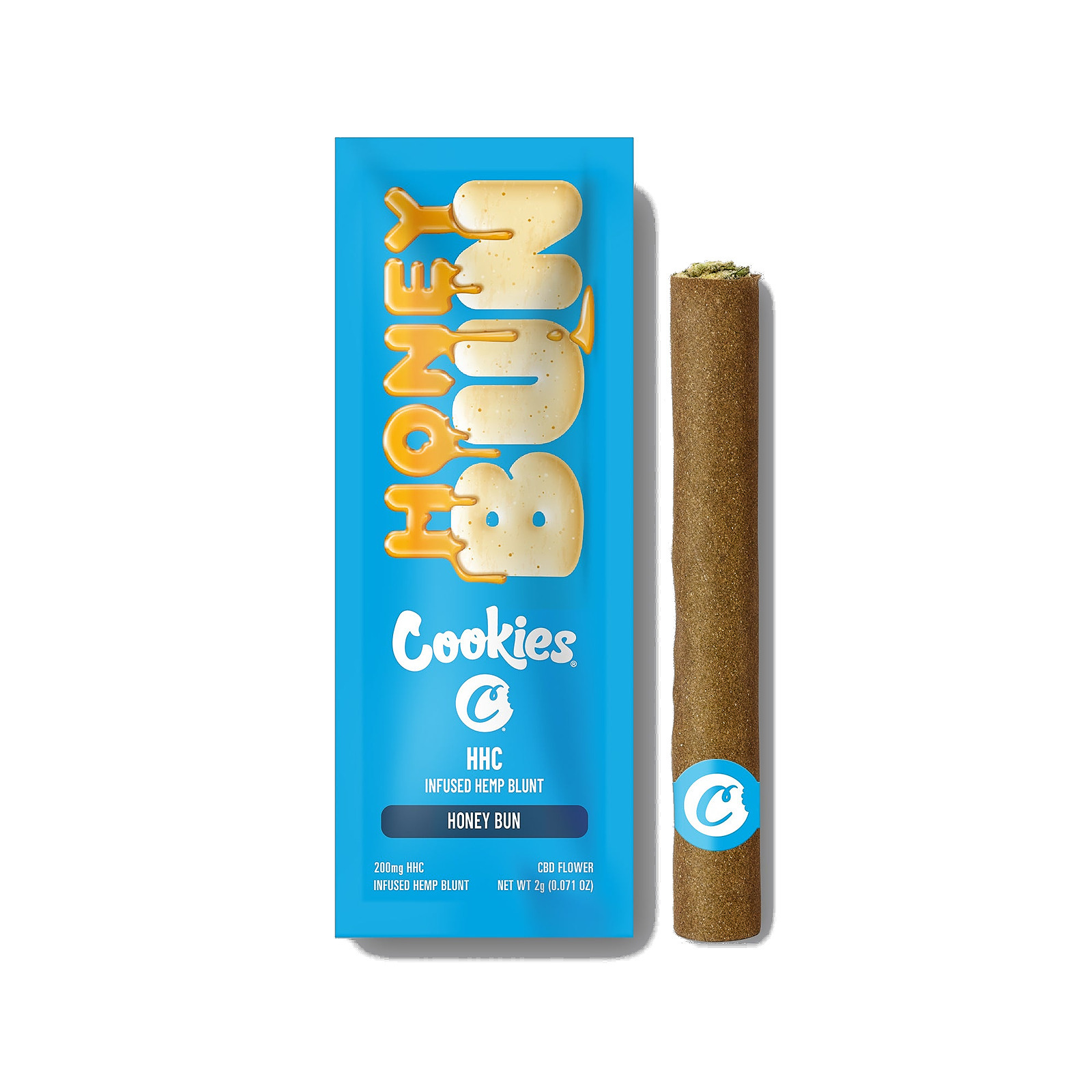BOOM Headshop: Cookies HHC Infused Hemp Blunt - Honey Bun | Leafly