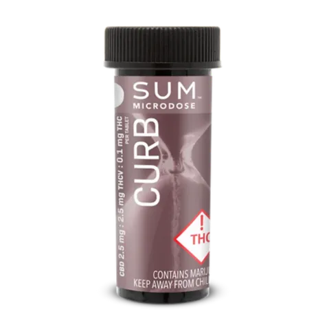 SUM Microdose: Curb THCV Microdose Sublinguals - 75mg THCV, 75mg CBD ...