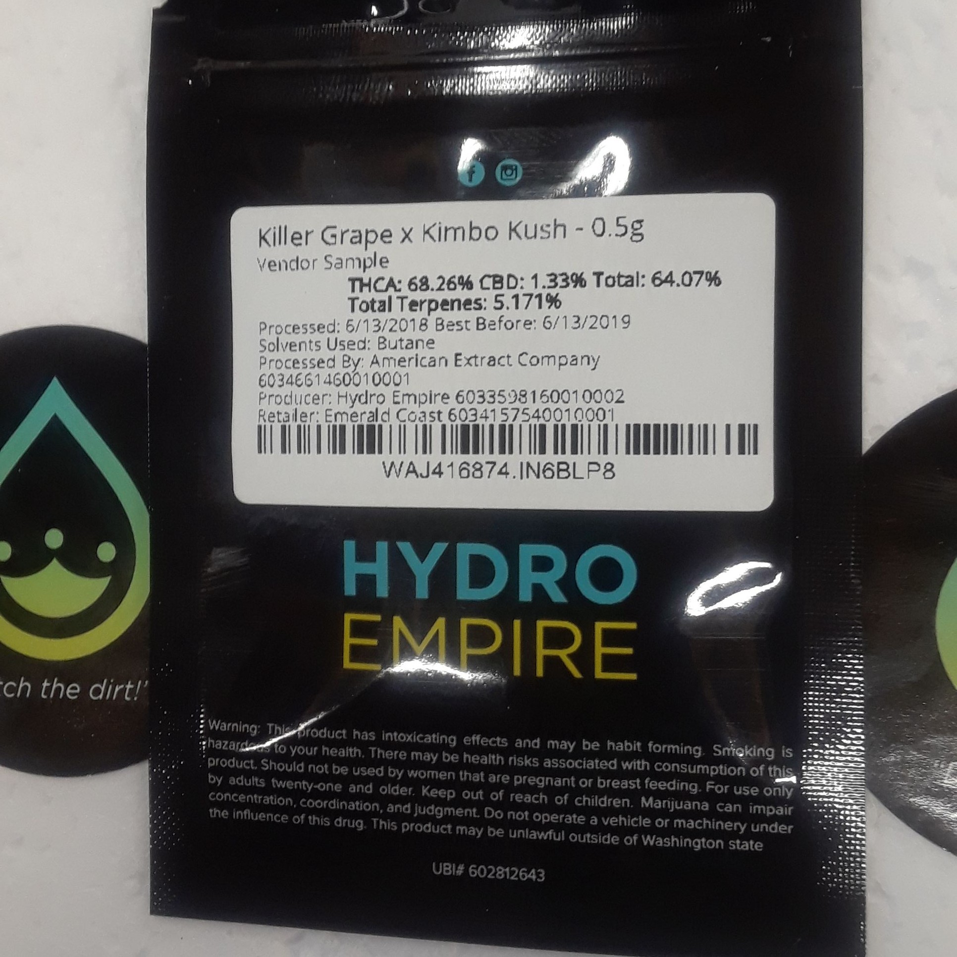 Hydro Empire: Killer Grape and Kimbo Kush MIX | Leafly
